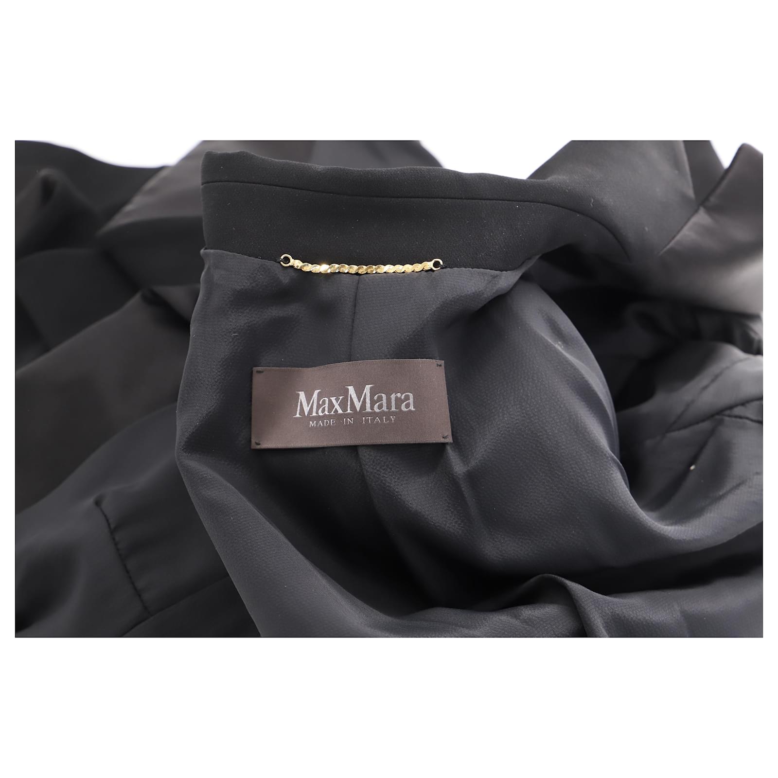 Blazer Max Mara en Coton Noir ref.462598 - Joli Closet