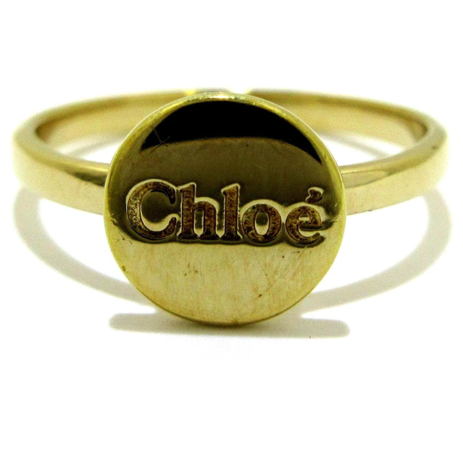 Chloé Ring Golden Metal ref.463967 - Joli Closet