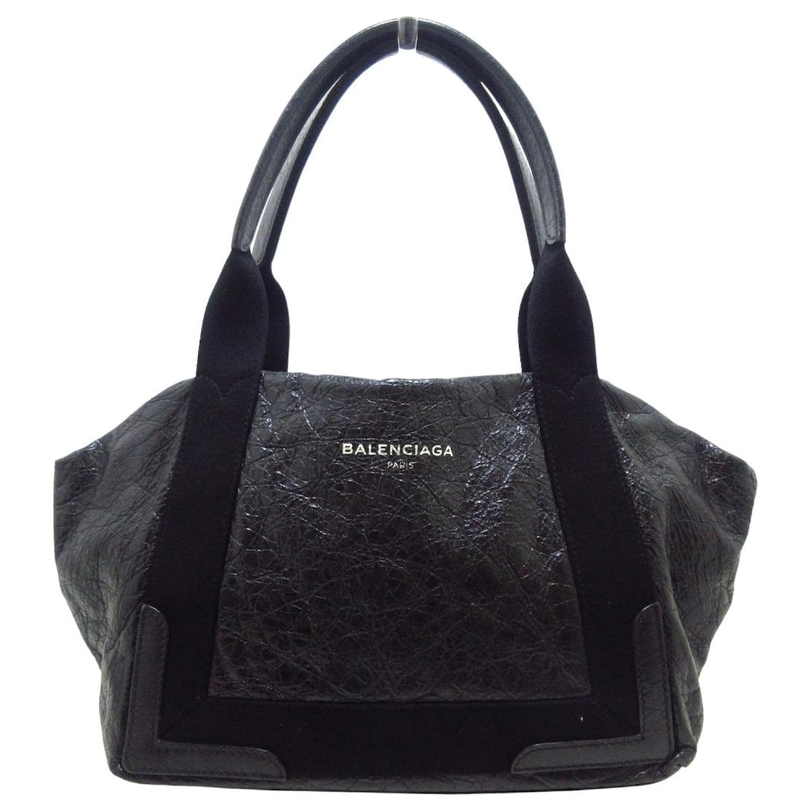 Balenciaga Navy Black Leather ref.467982 - Joli Closet