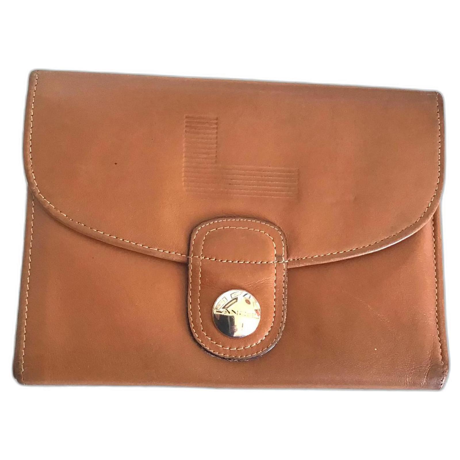 Lancel Wallets Cognac Leather ref.468407 - Joli Closet