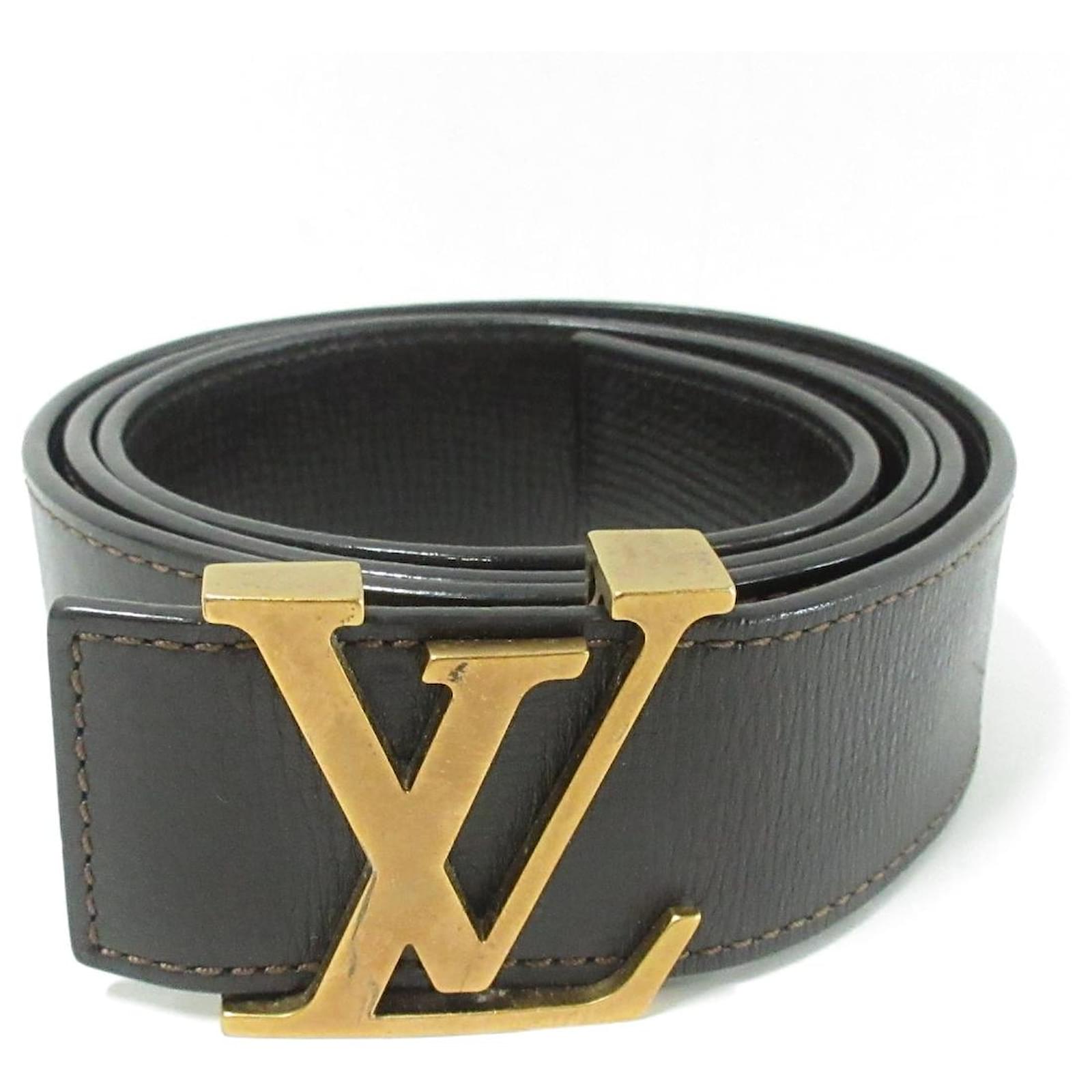 Louis Vuitton Belt Black Leather ref.469910 - Joli Closet