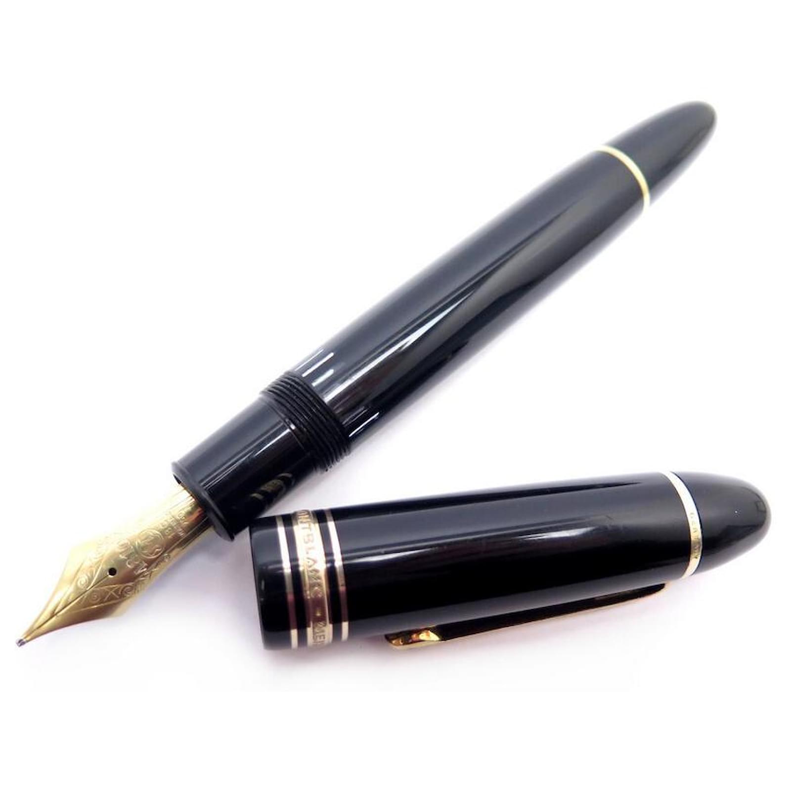 MEISTERSTUCK MONTBLANC FEDERSTIFTE 149 SCHWARZES GOLD 115384 KOLBEN ...