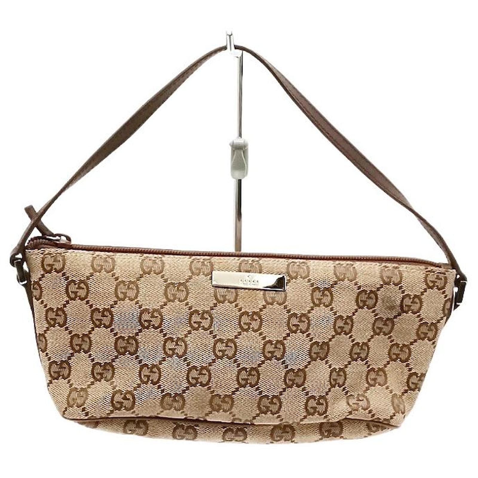 Gucci GG pattern Beige Leather ref.471867 - Joli Closet