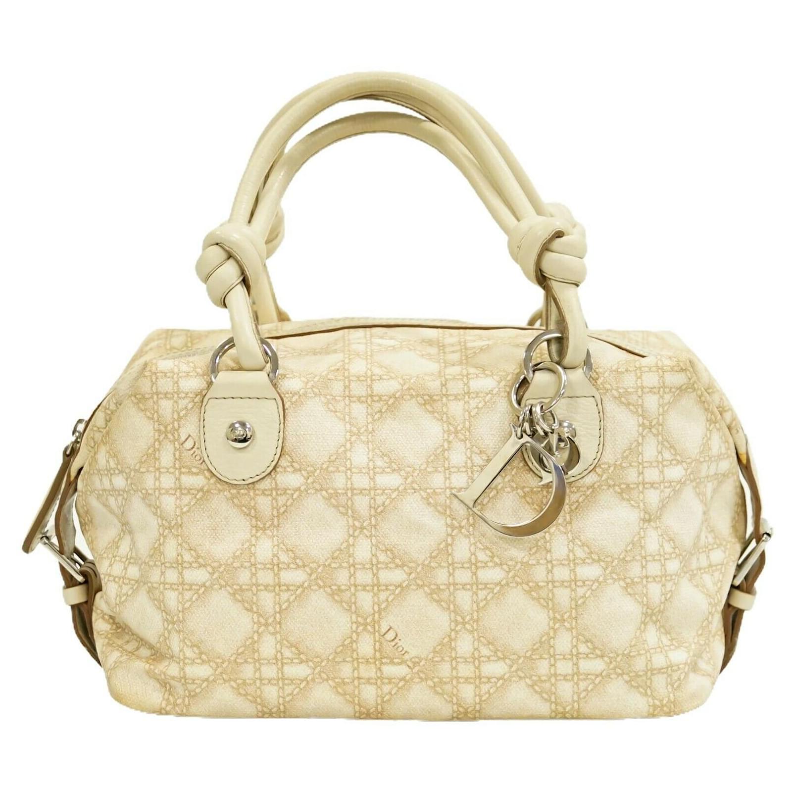 Dior Cannage stitch Beige Cloth ref.471939 - Joli Closet