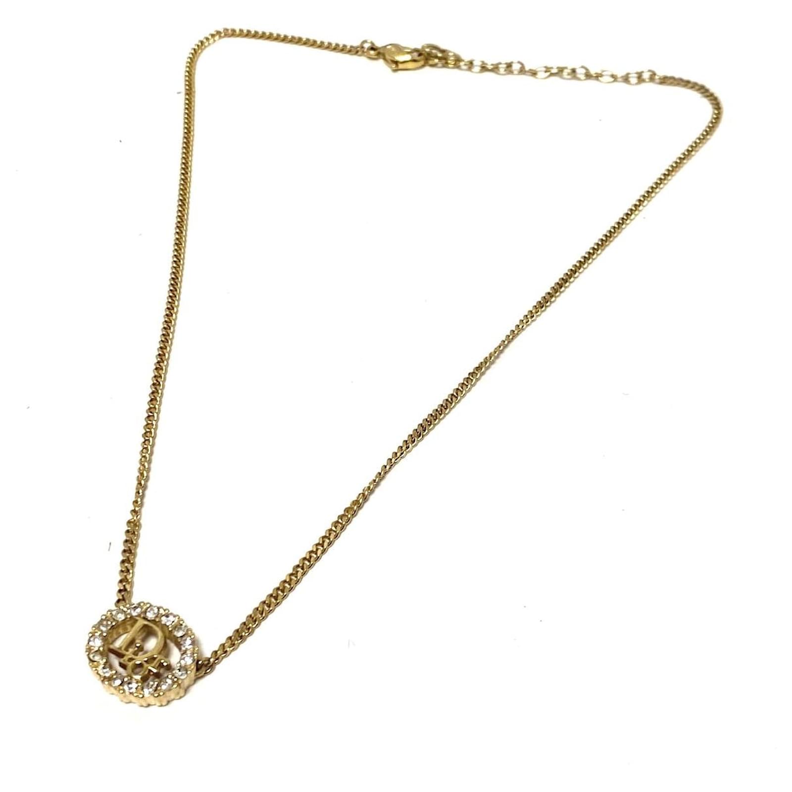 collier Dior Métal Doré ref.472352 - Joli Closet