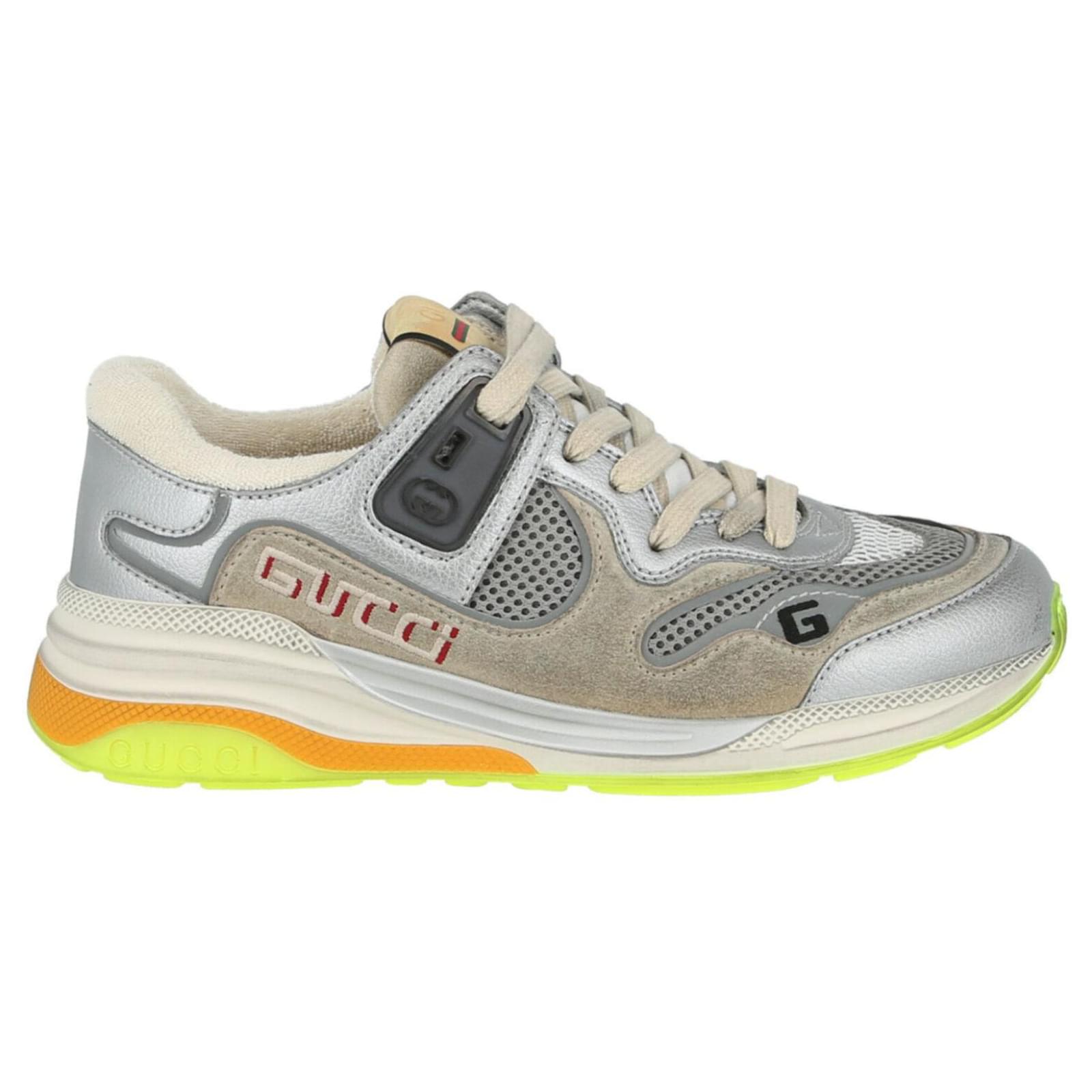 Baskets Gucci Ultrapace Femme Rose ref.473730 - Joli Closet