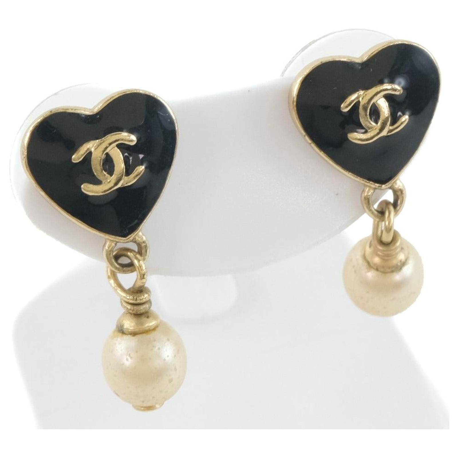 Boucle d oreille chanel Métal Doré ref.474022 - Joli Closet
