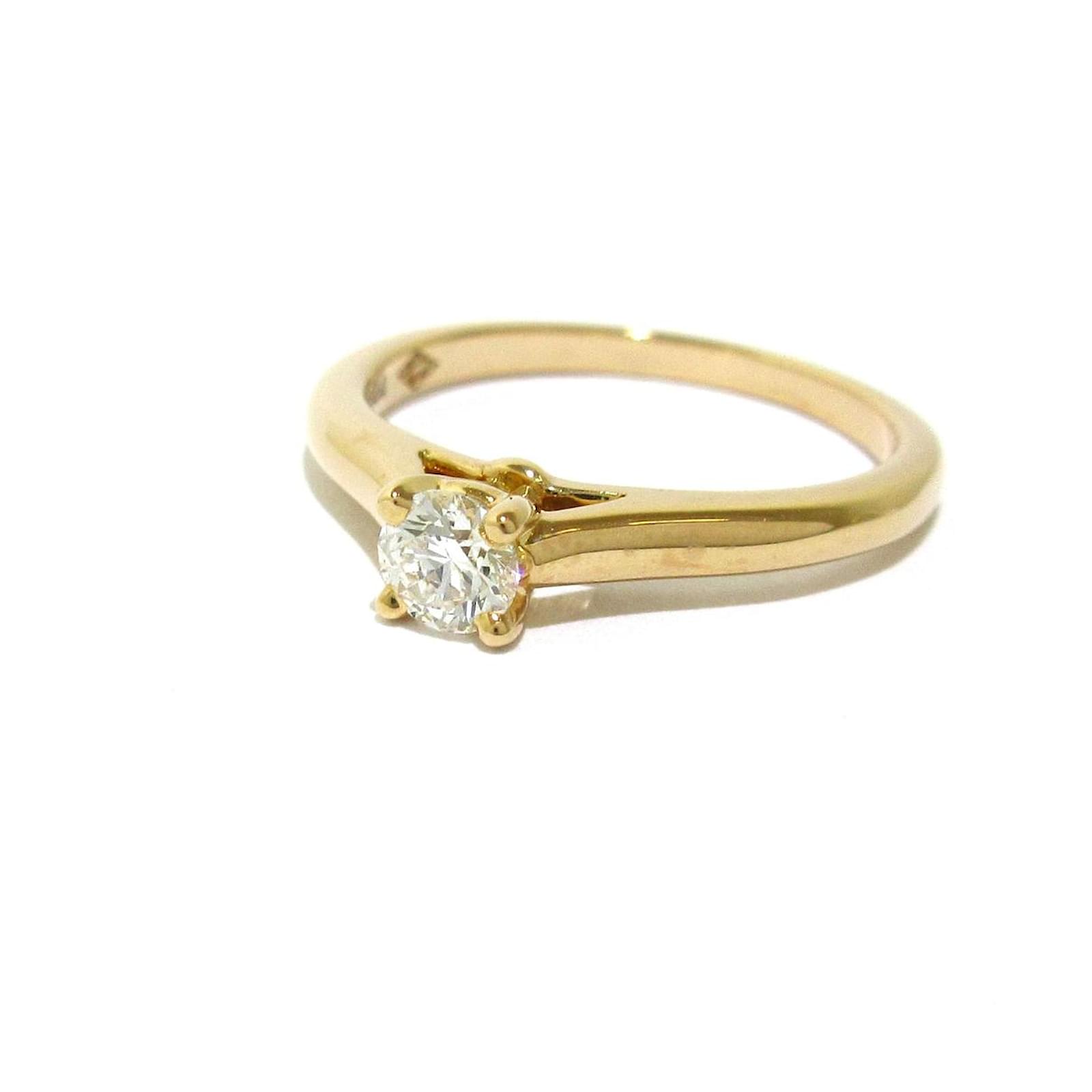 Solitaire Cartier Or jaune Doré ref.475193 - Joli Closet