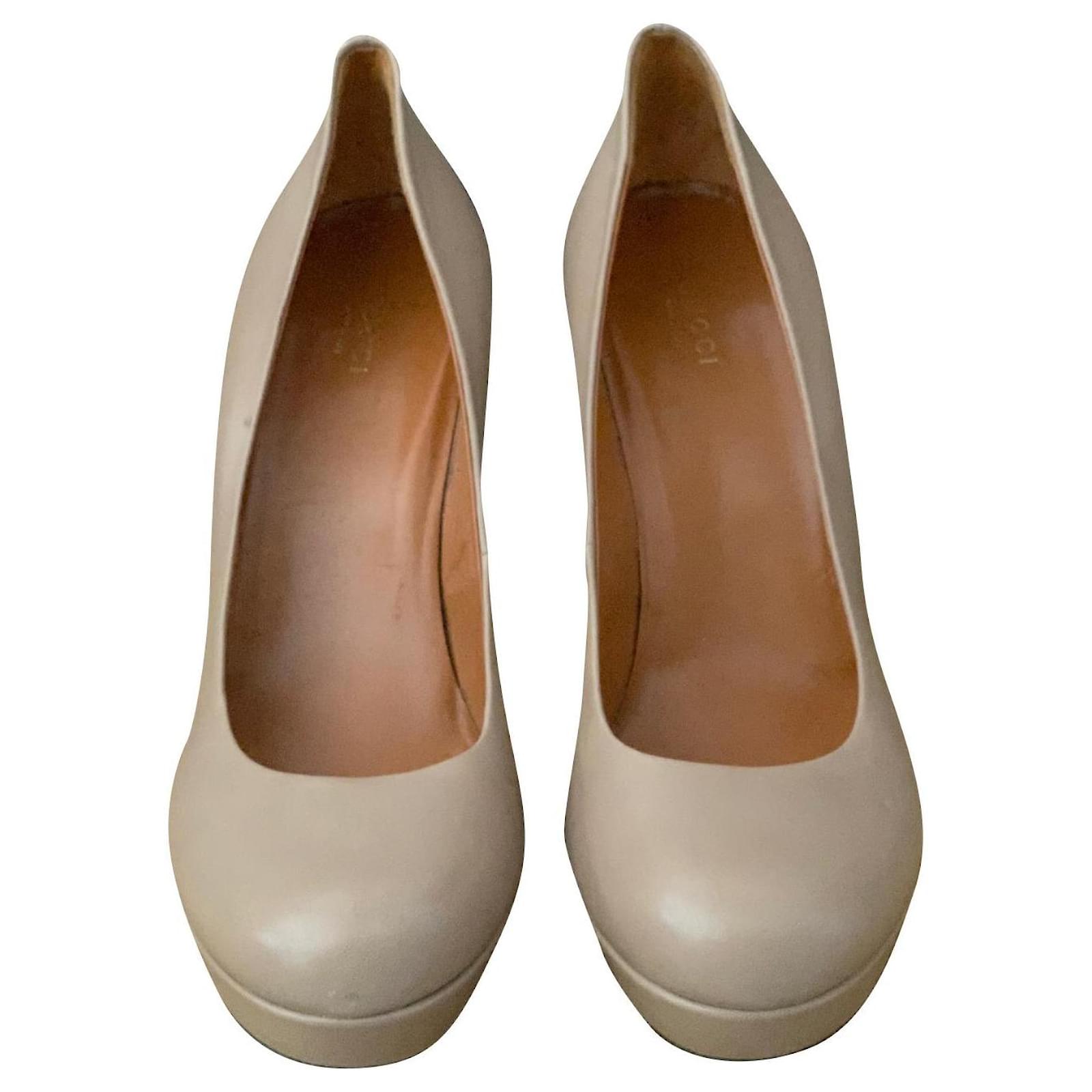 Gucci Talons Fourrure Marron clair ref.477231 - Joli Closet