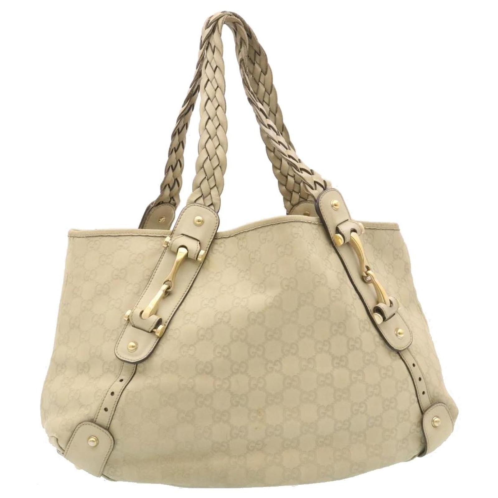 Gucci Tote bag Beige Cloth ref.477631 - Joli Closet