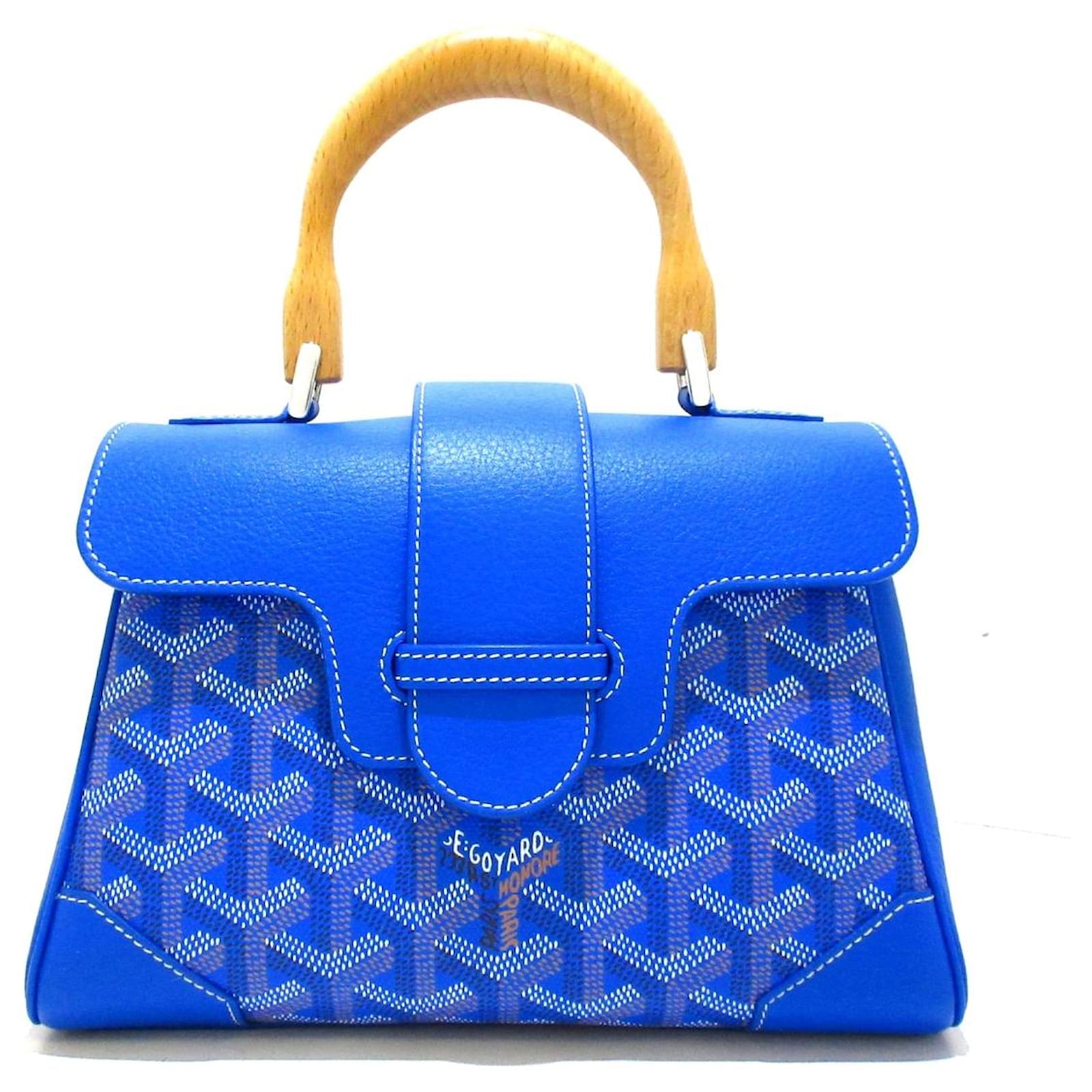 Goyard Saigon Blue Leather ref.480013 - Joli Closet