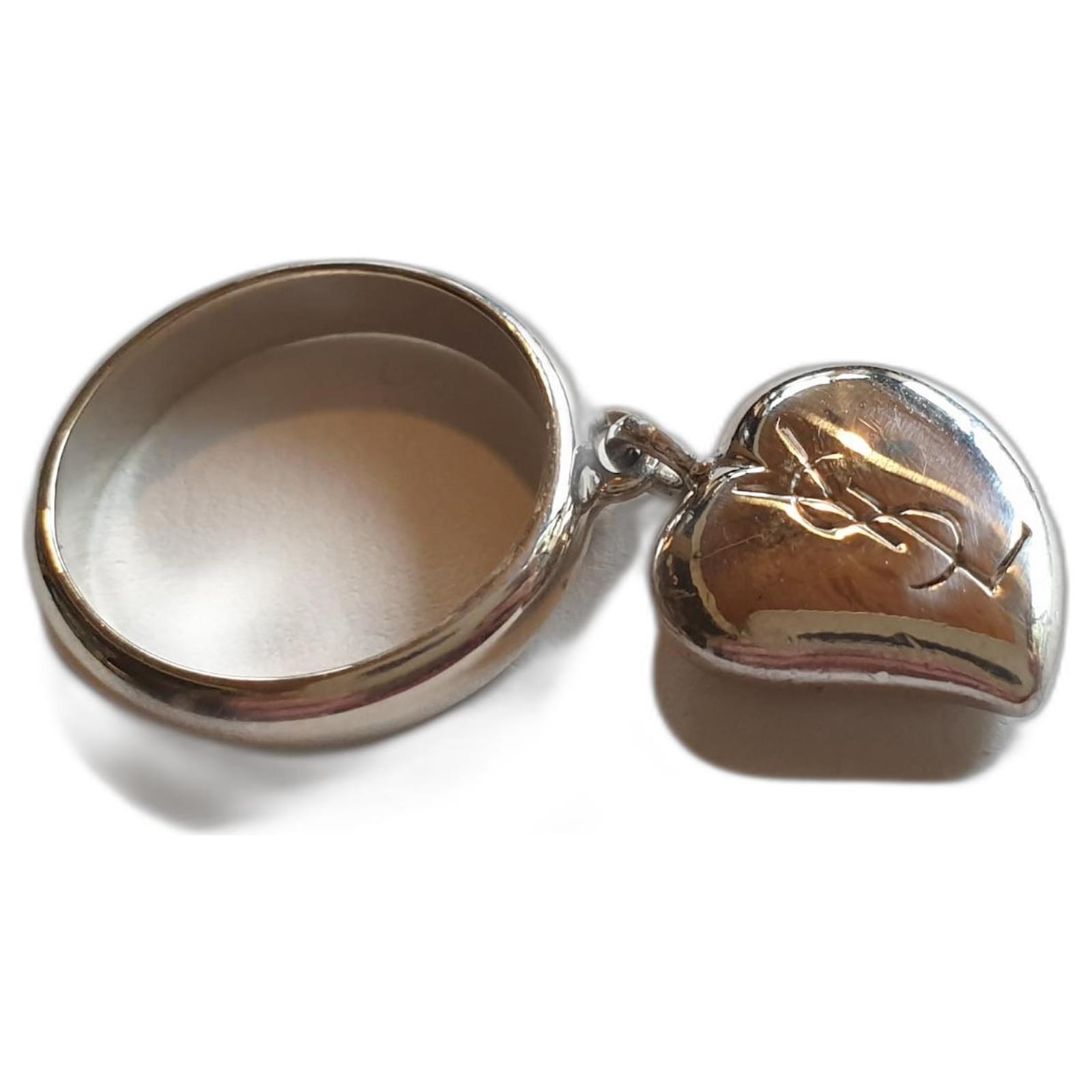 Yves Saint Laurent Love YSL en argent massif 925 Argenté ref.480025 ...