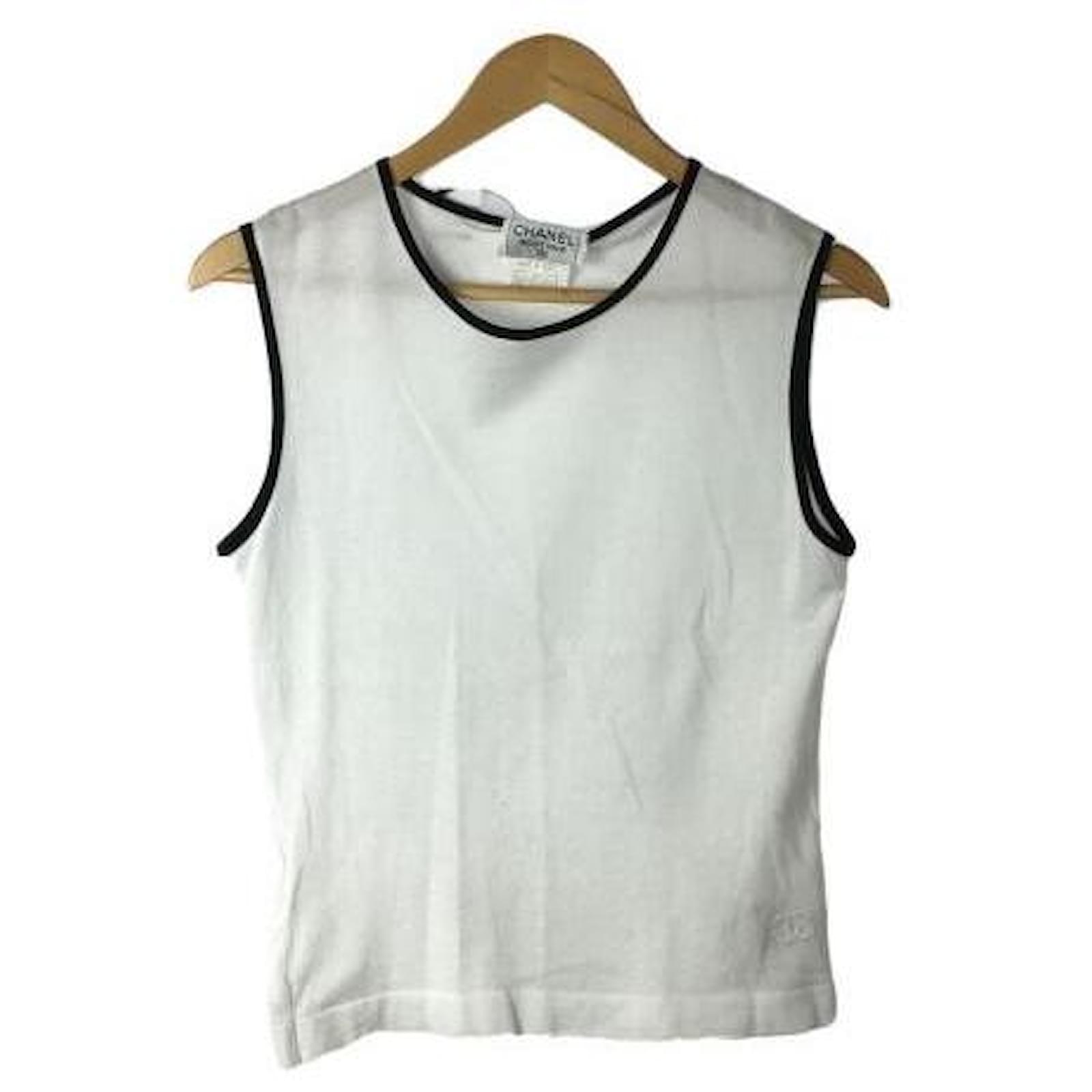Chanel Tops White Cotton ref.480442 - Joli Closet