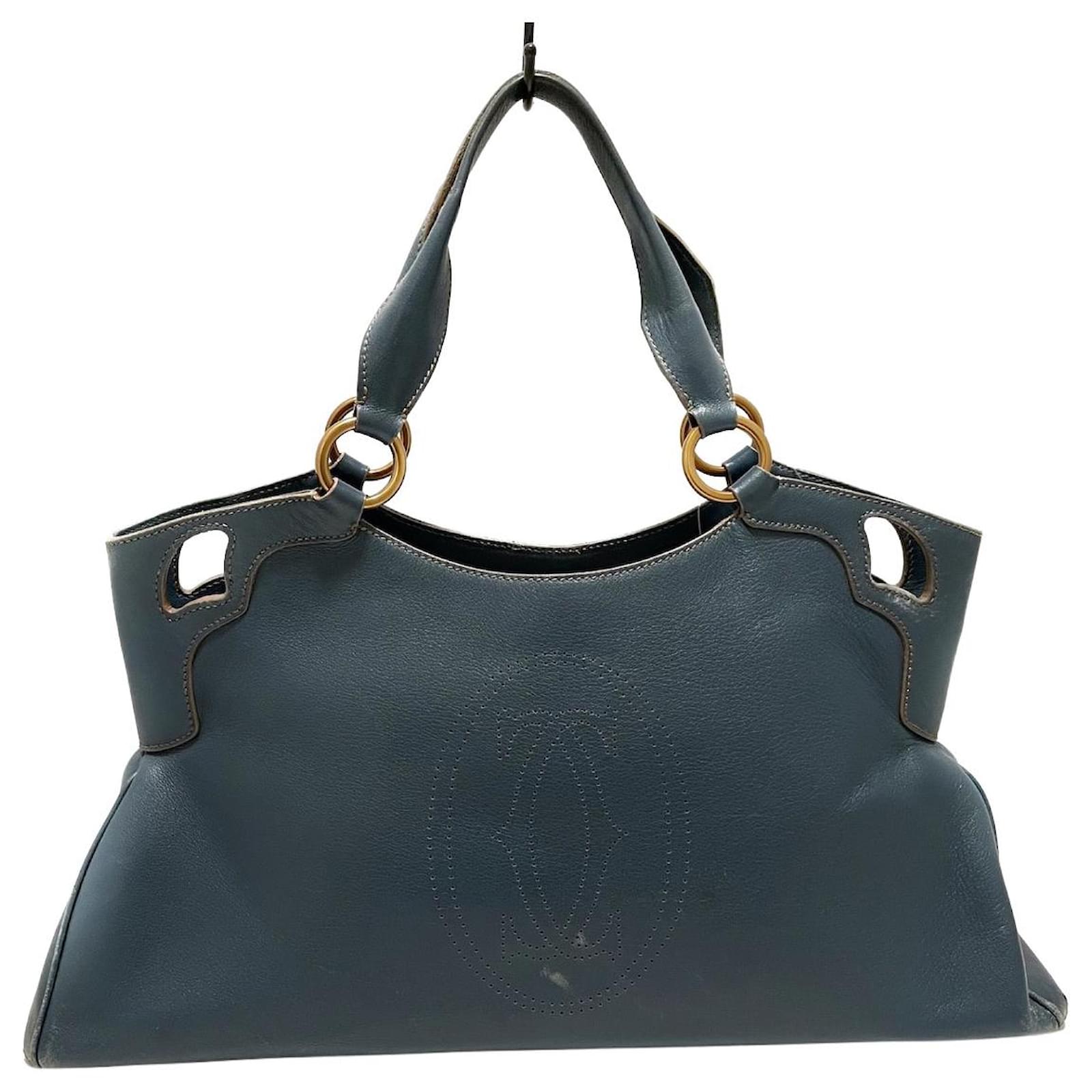 Cartier Marcello Blue Leather ref.481894 - Joli Closet