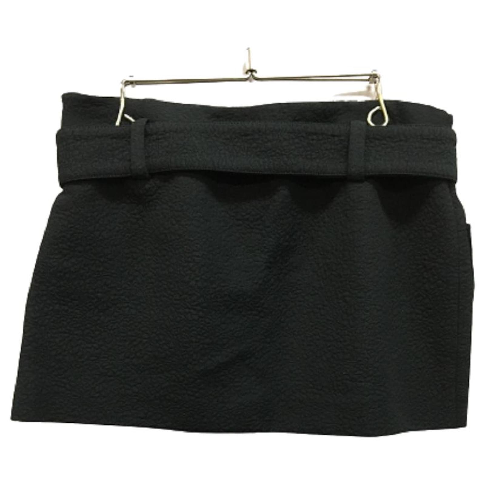 Pierre Balmain [Occasion] Jupe PIERRE BALMAN Laine Nylon Rayon Noir ref ...