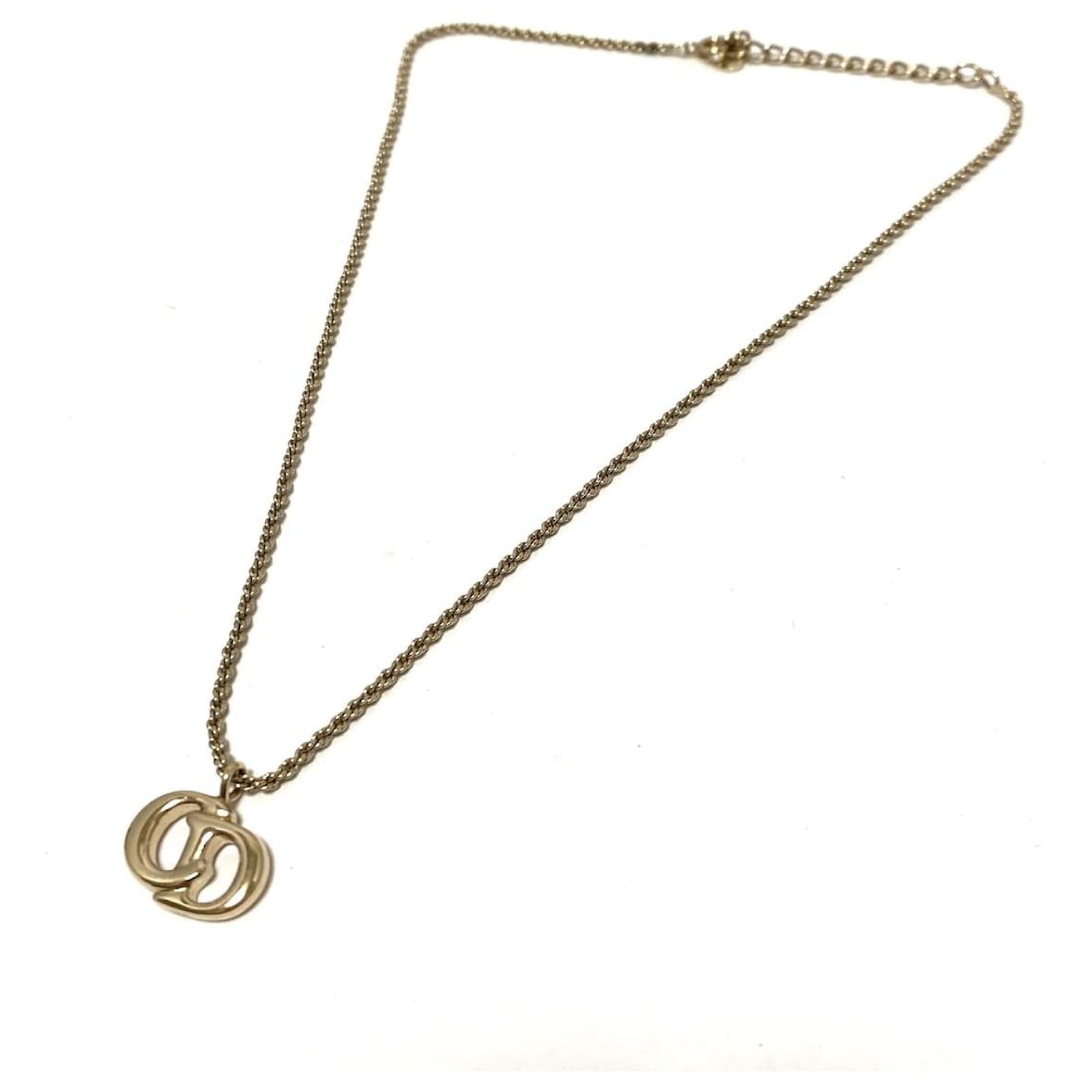 collier Dior Métal Doré ref.484139 - Joli Closet