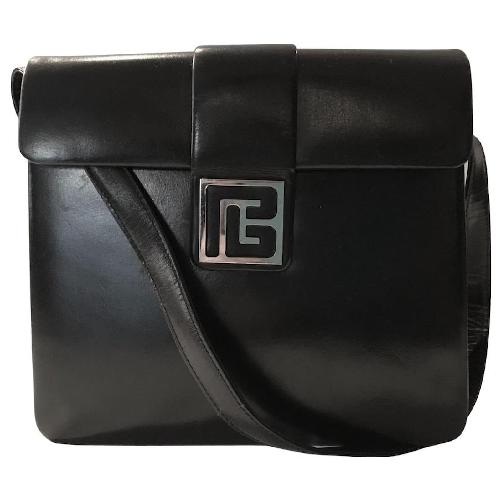 PIERRE BALMAIN ELY bag black leather (Sold) - Joli Closet