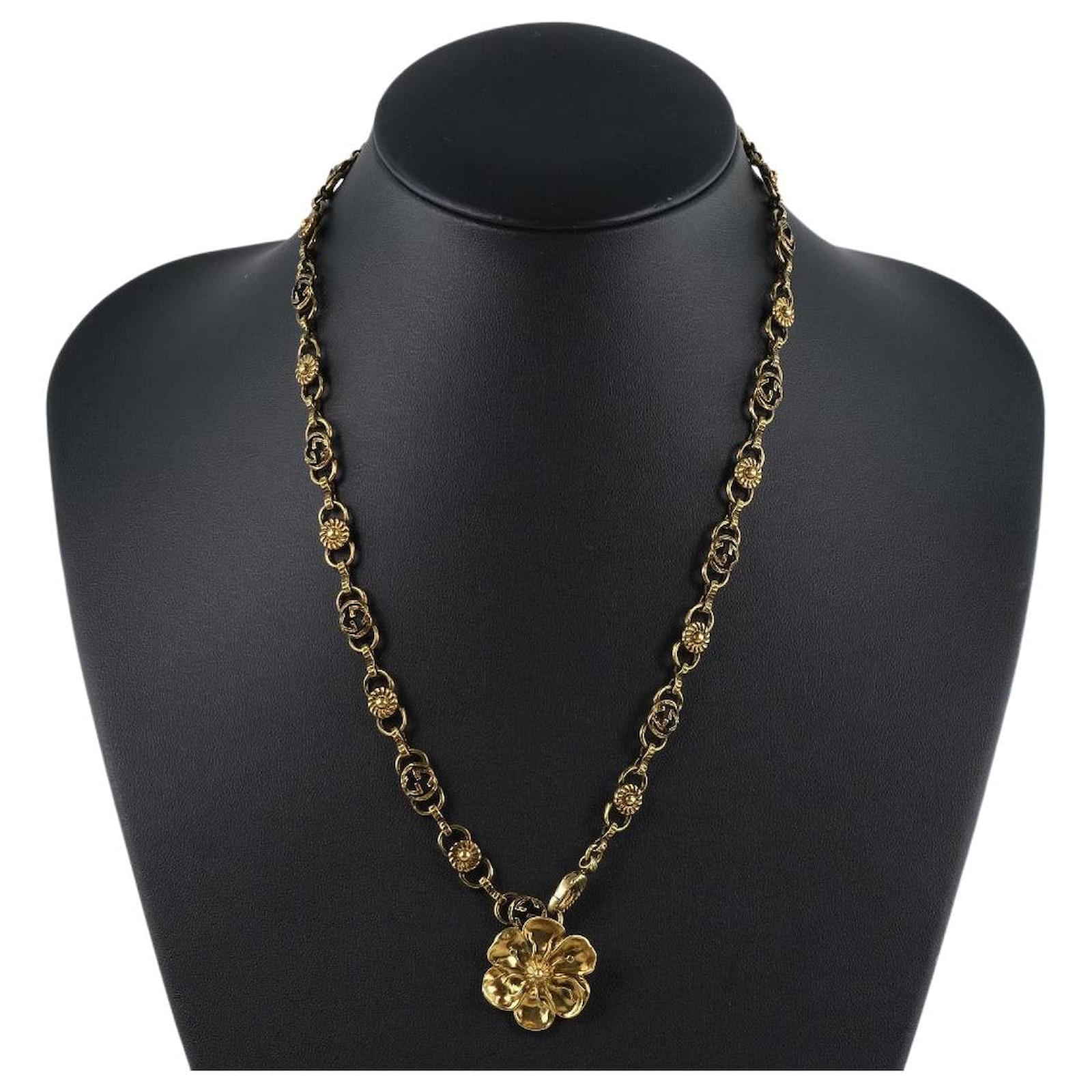 Collier Gucci Métal Doré ref.494797 - Joli Closet