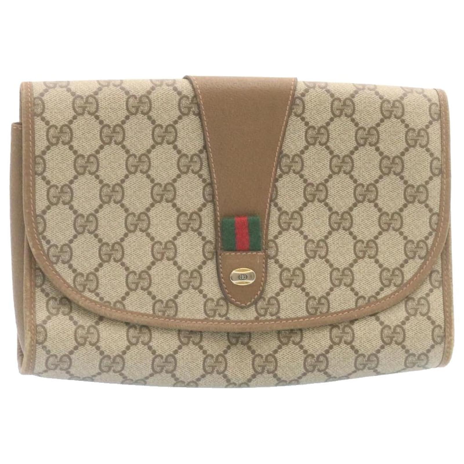 GUCCI Gucci Toile Beige ref.497801 - Joli Closet