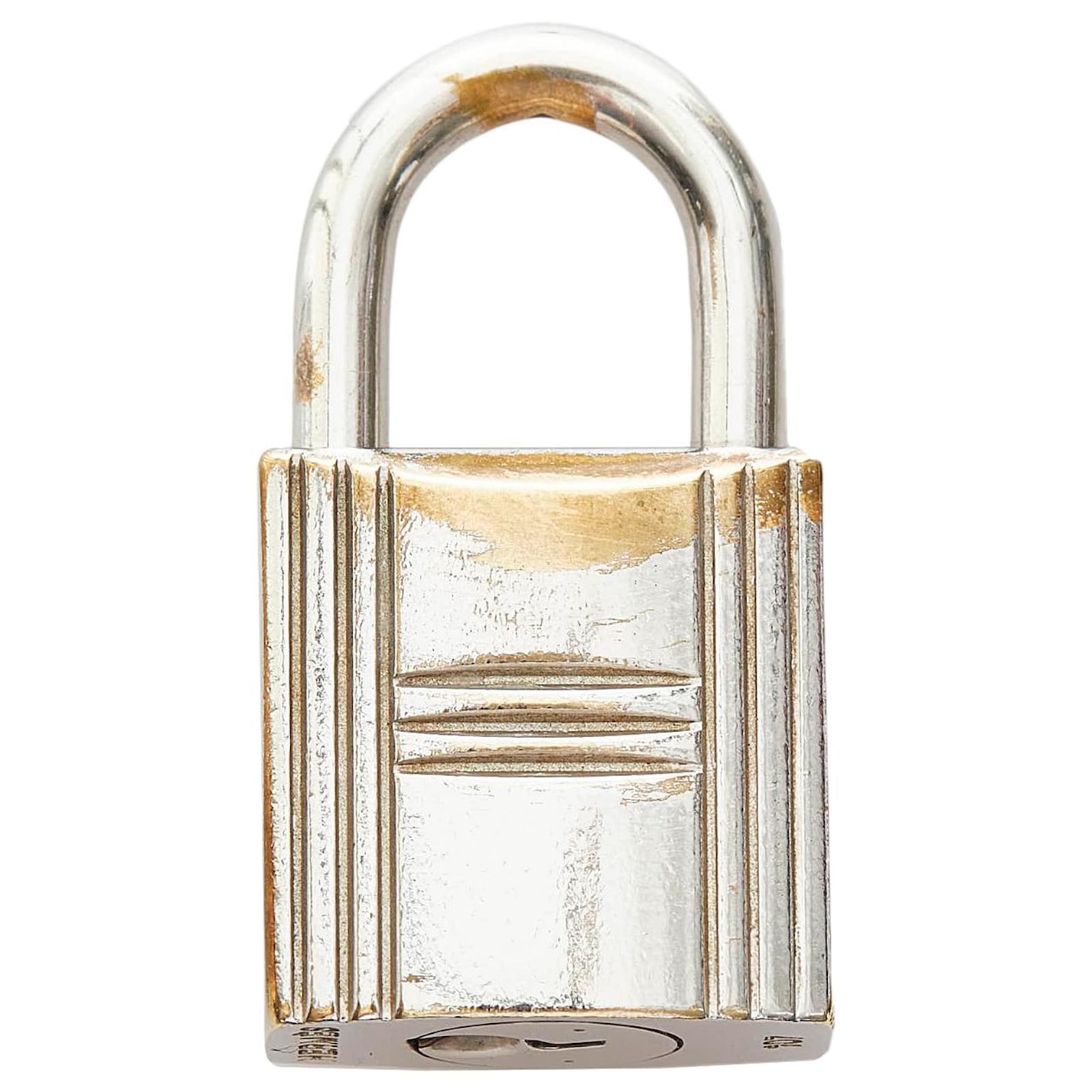 Hermès Hermes Silver Cadena Lock and Key Silvery Metal ref.501198 ...