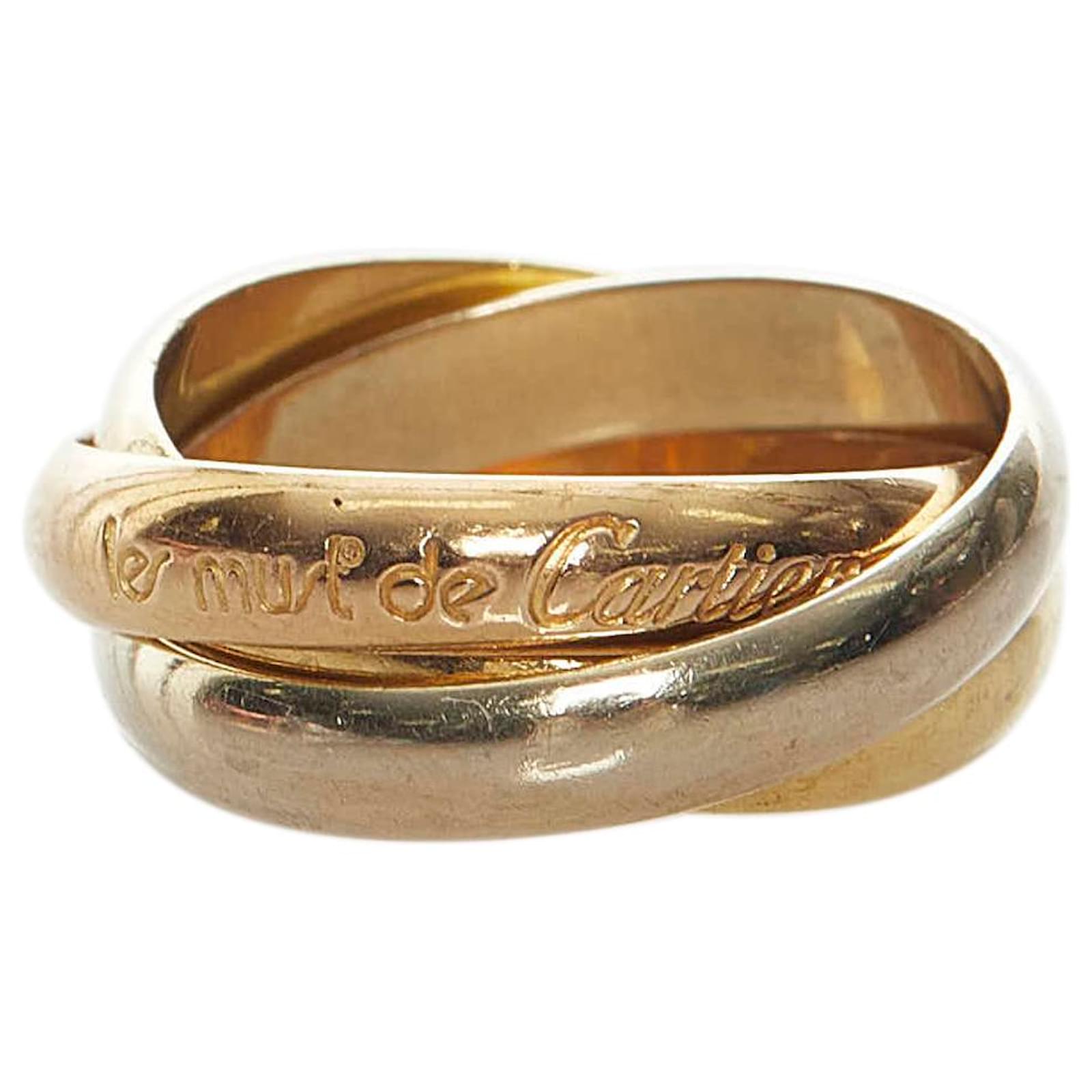 Love Cartier Bague Trinity Classic Les Must de Cartier en or Métal ...
