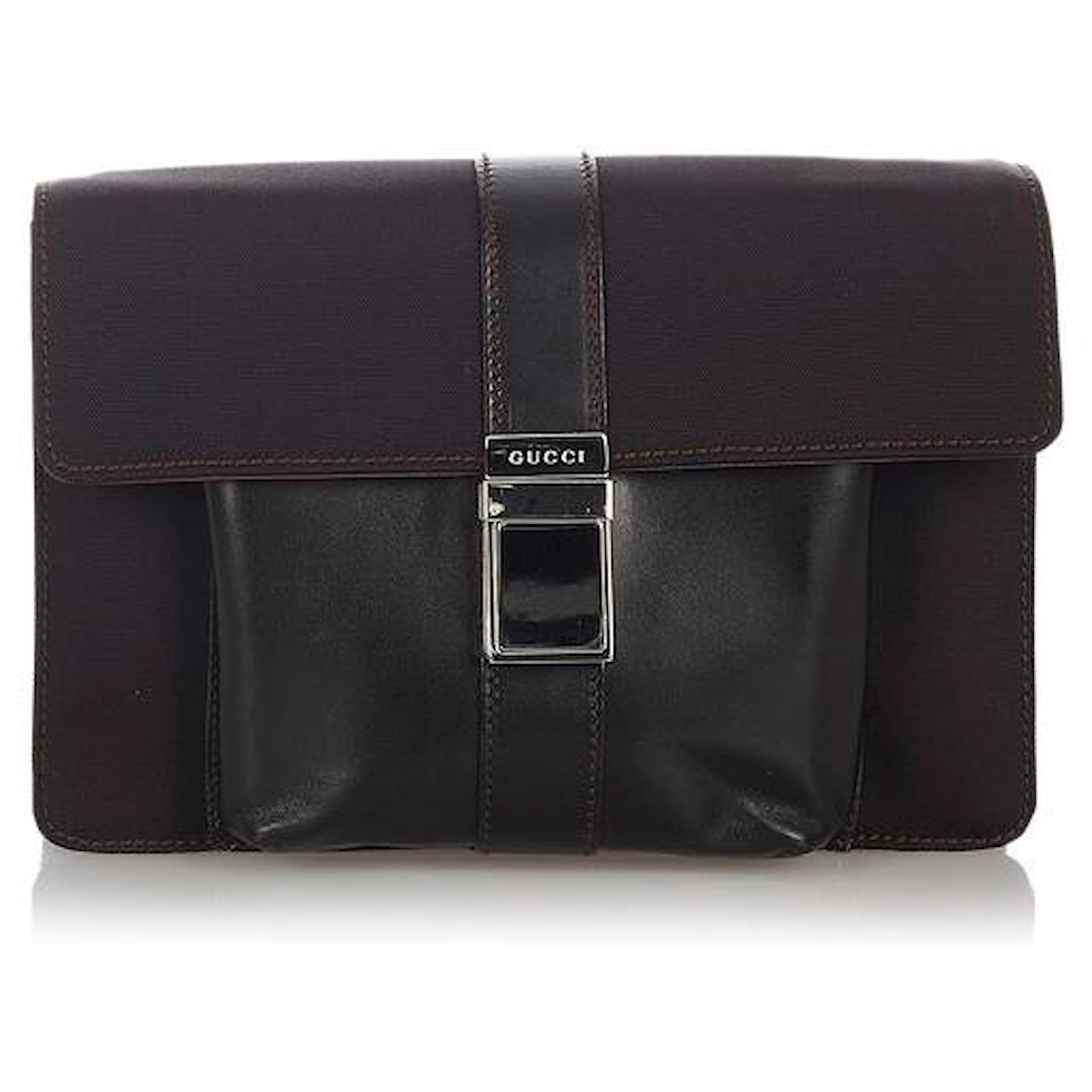 GUCCI Gucci Toile Marron ref.501403 - Joli Closet