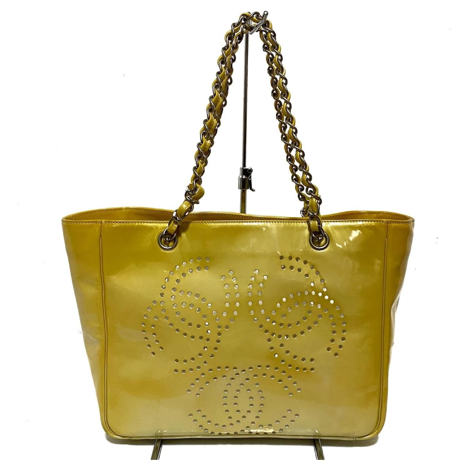 Chanel Triple coco Yellow Leather ref.501463 - Joli Closet