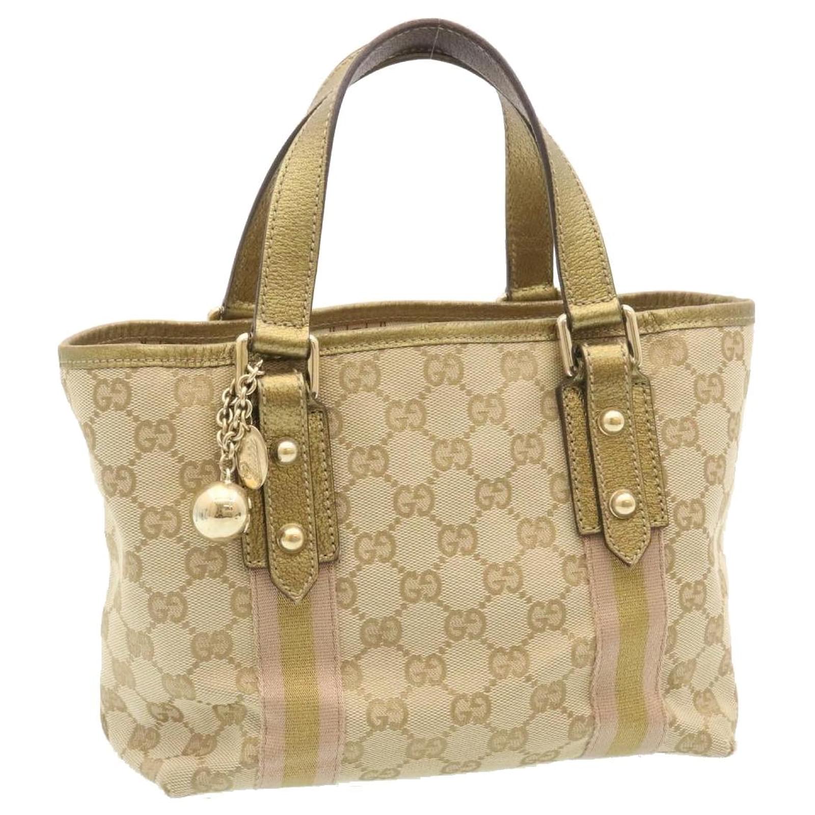 Gucci GG Toile Beige ref.506207 - Joli Closet