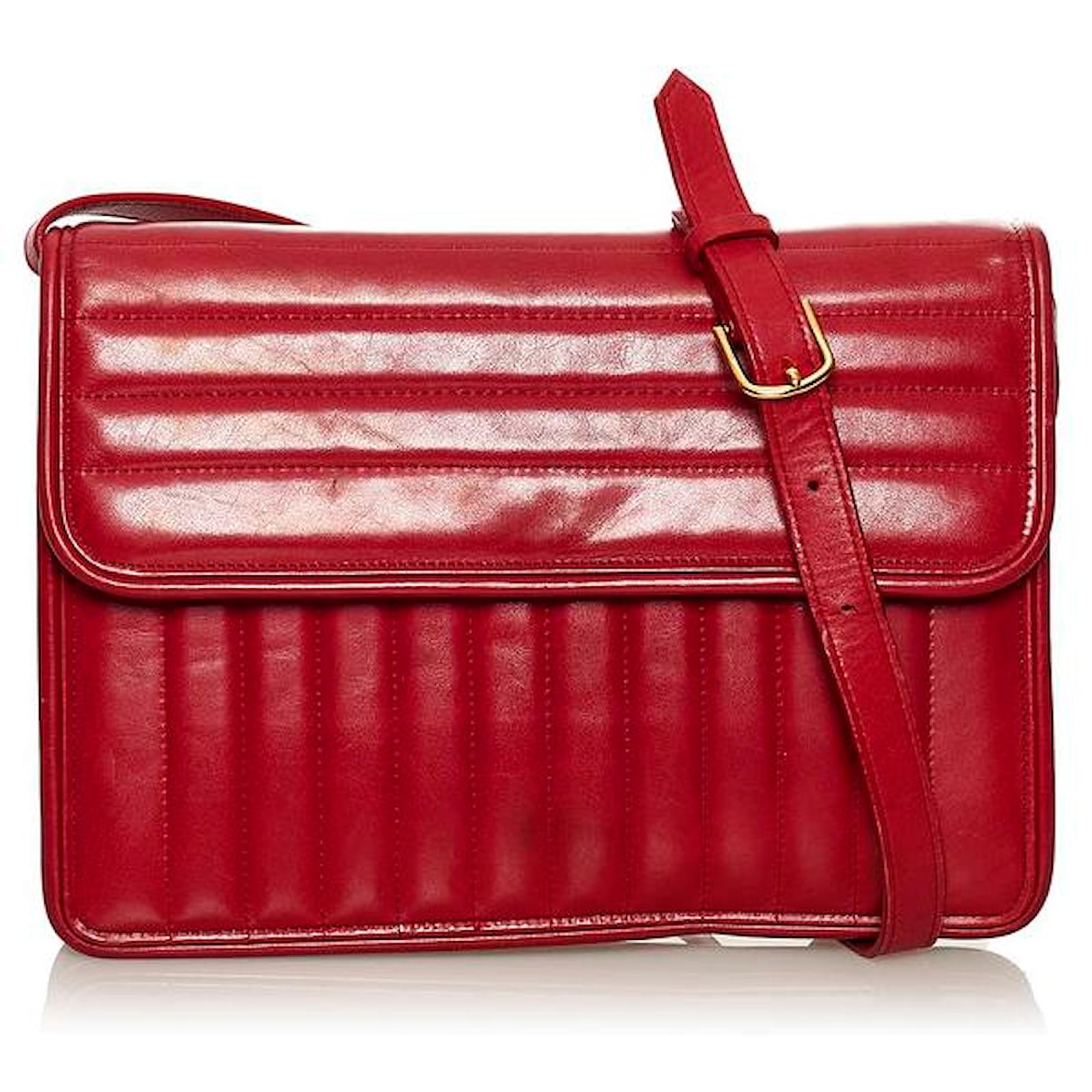 Louis Vuitton Tasaki Yuma Rosso Vitello simile a un vitello ref.511302 ...
