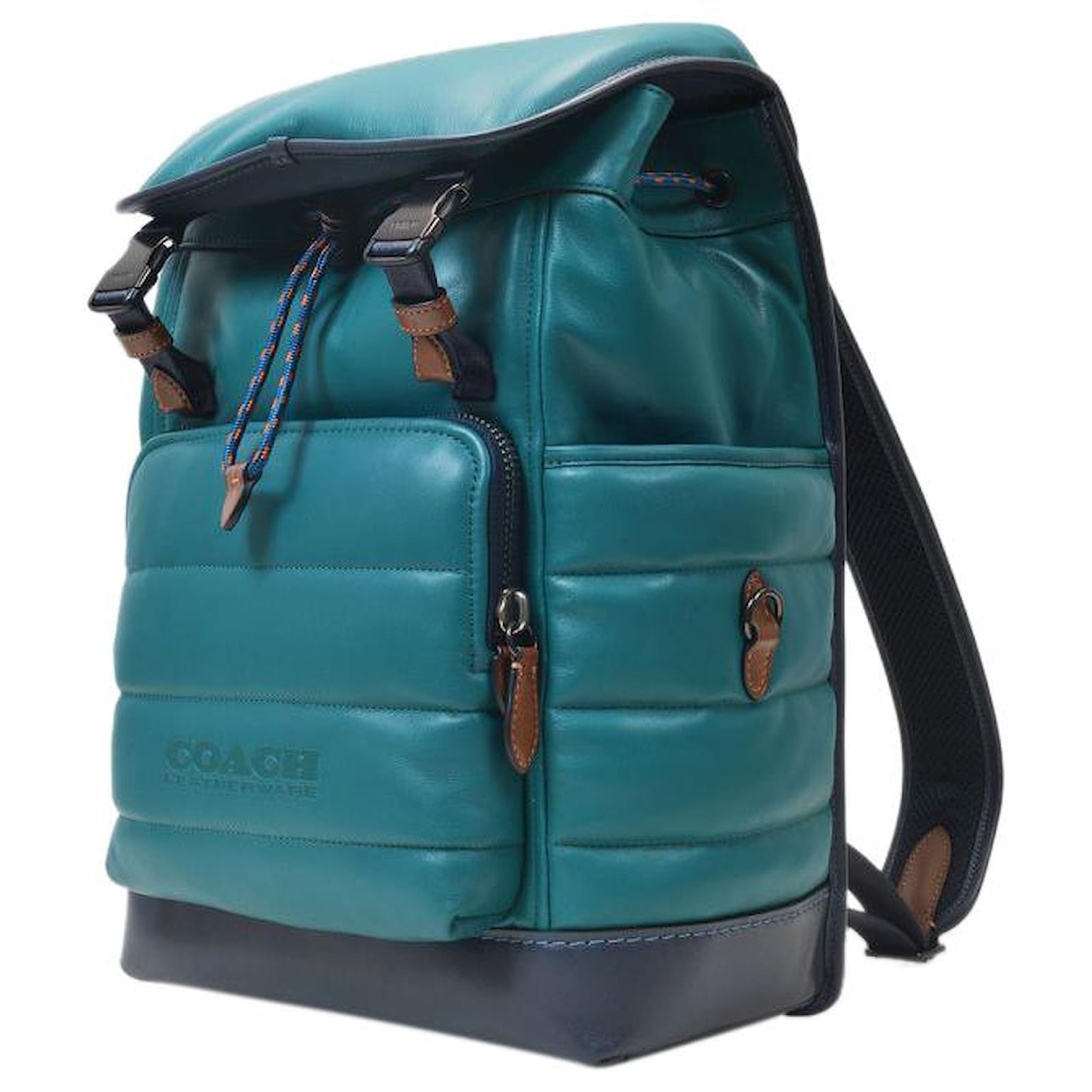 Coach Sac à Dos League en Cuir Bleu ref.512639 - Joli Closet