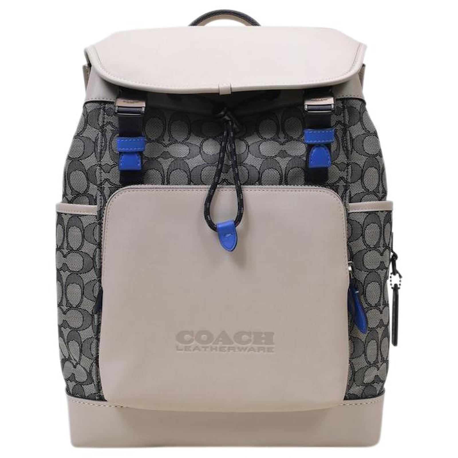 Coach League Backpack in Blue Leather ref.512849 - Joli Closet