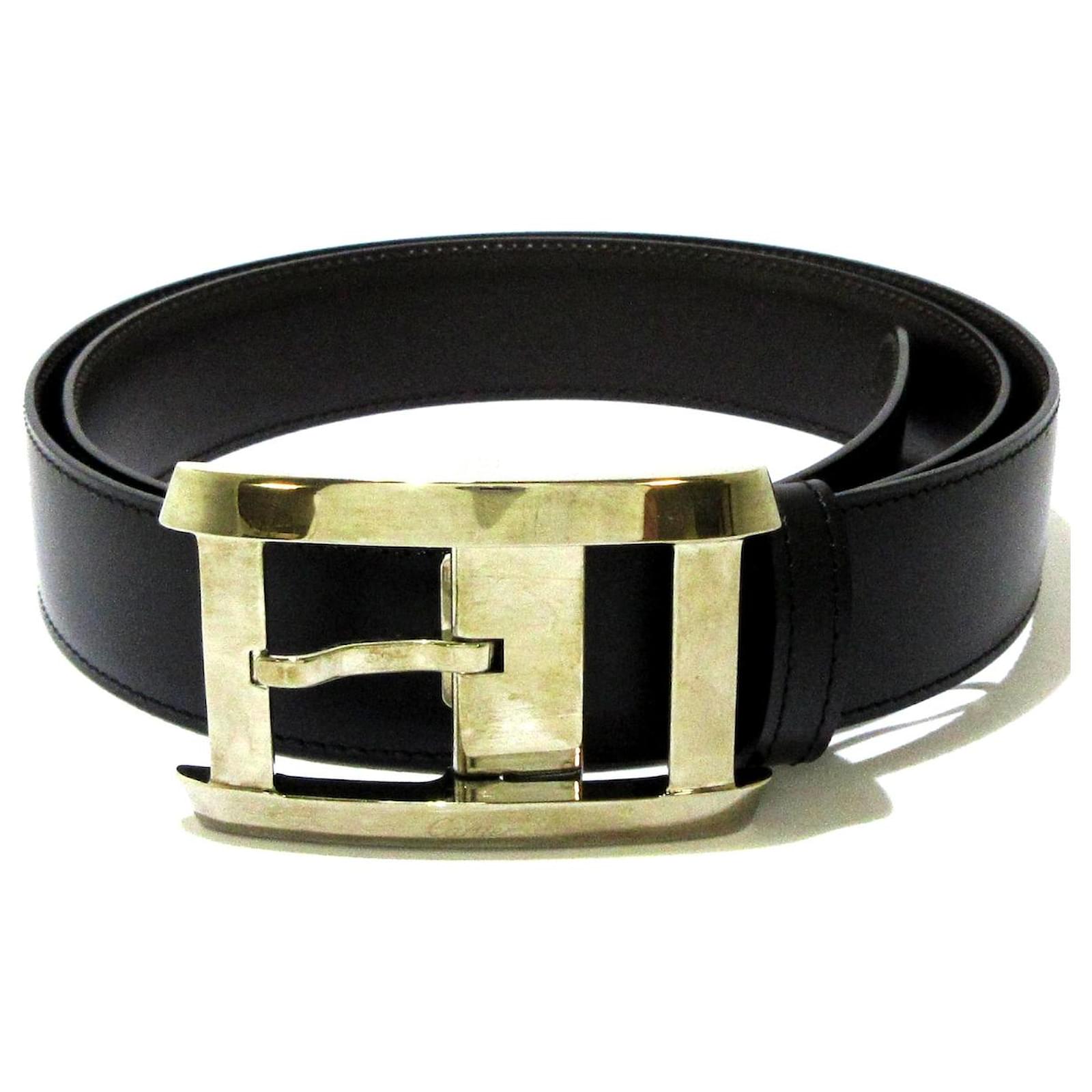 Cartier Belt Black Leather ref.513275 - Joli Closet