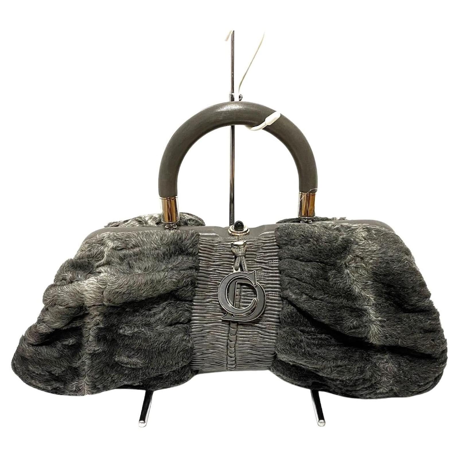 Dior Karénine Fourrure Gris ref.513395 - Joli Closet
