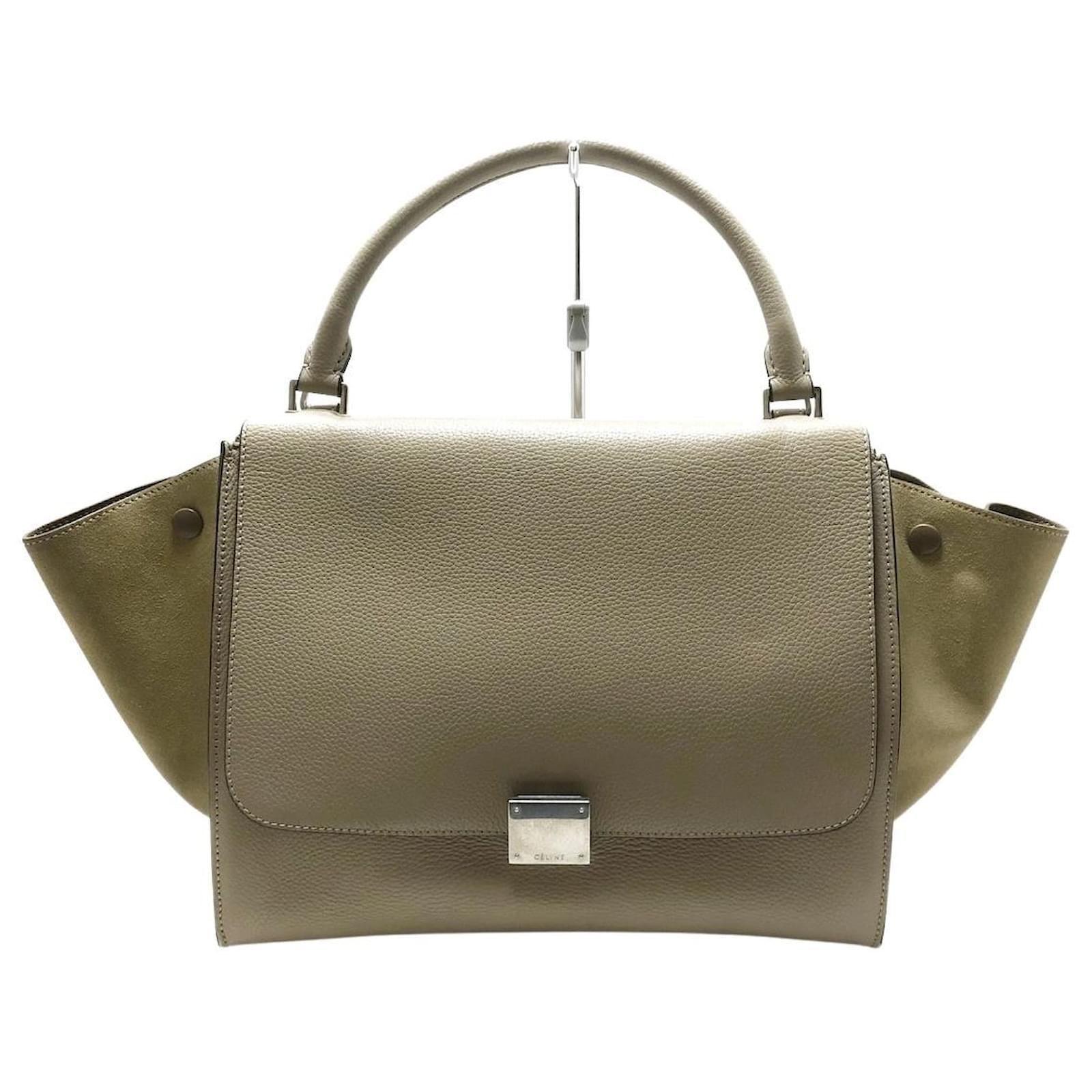 Céline Trapèze Beige Leather ref.516284 - Joli Closet