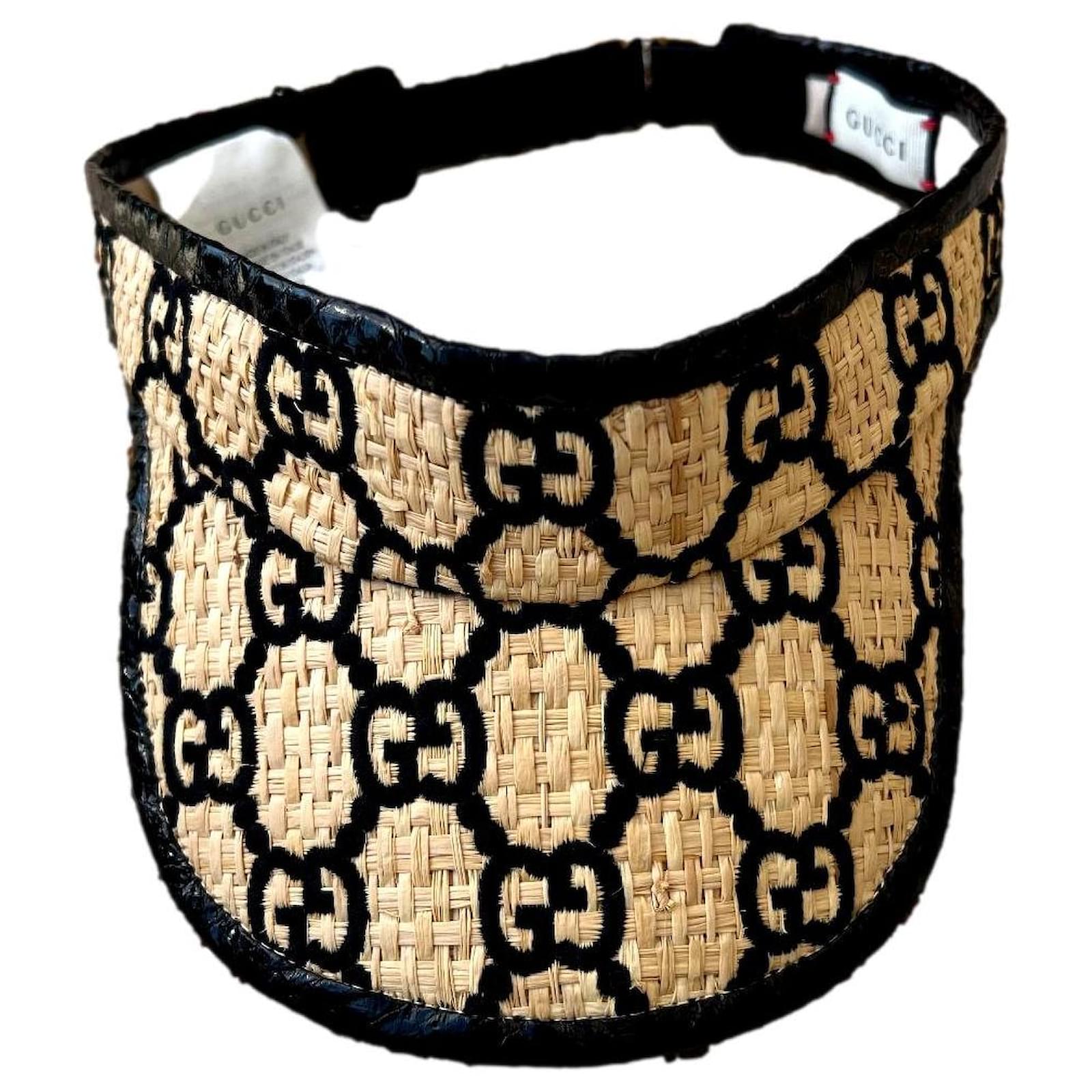 Gucci Chapeaux Osier Beige ref.516498 - Joli Closet