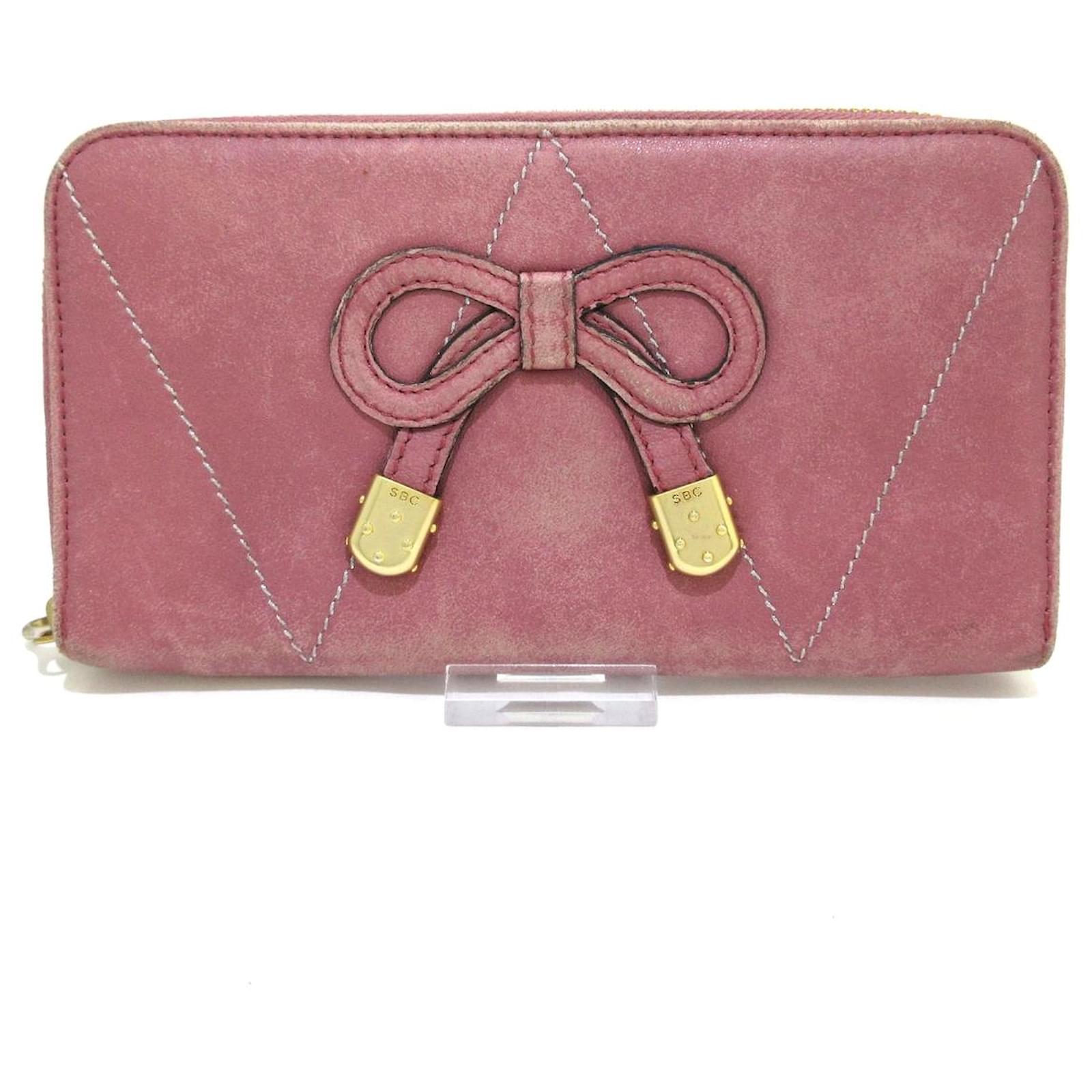 See by Chloé Wallet Pink Leather ref.519419 - Joli Closet