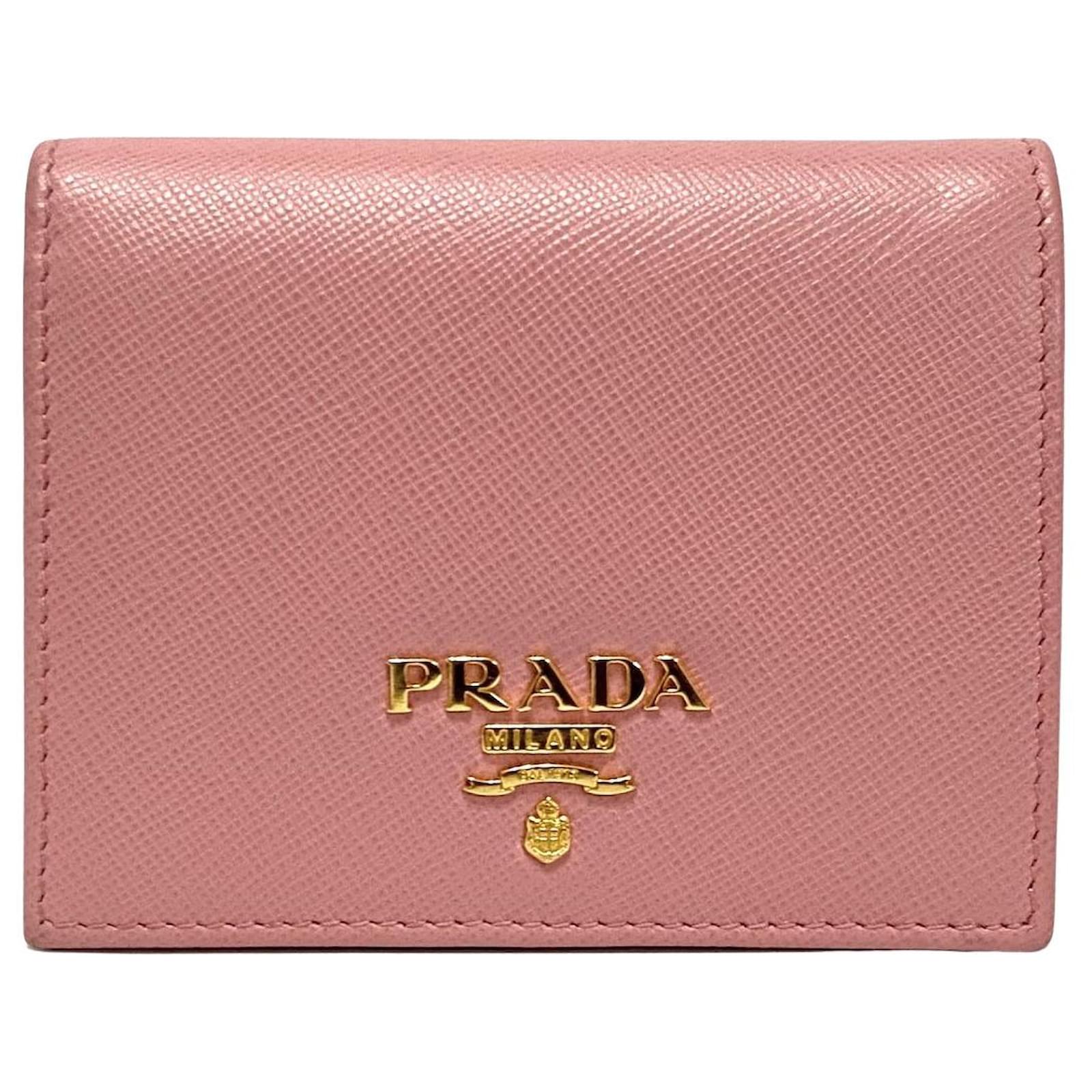 PRADA wallet Pink Leather ref.520782 - Joli Closet