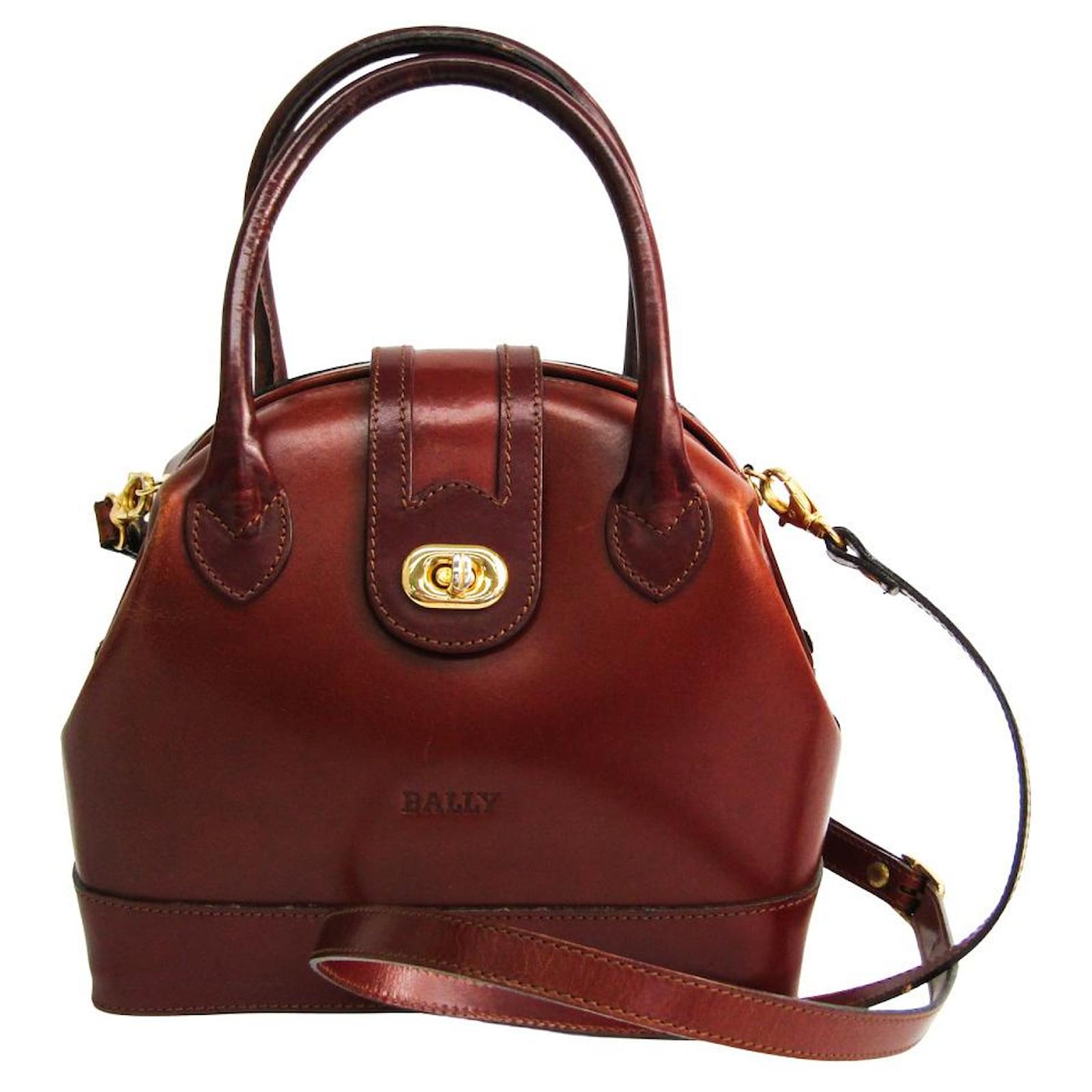 Bally Handbag Brown Leather ref.522709 - Joli Closet