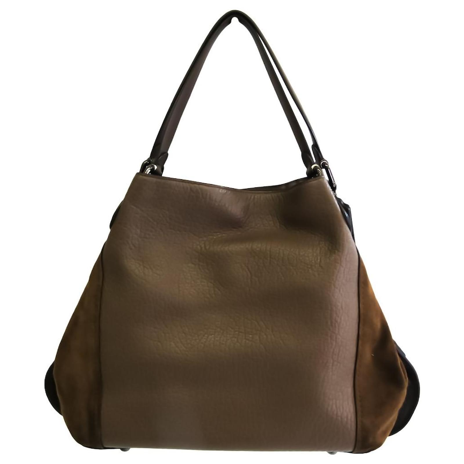 Sac à main Coach Cuir Marron ref.527918 - Joli Closet