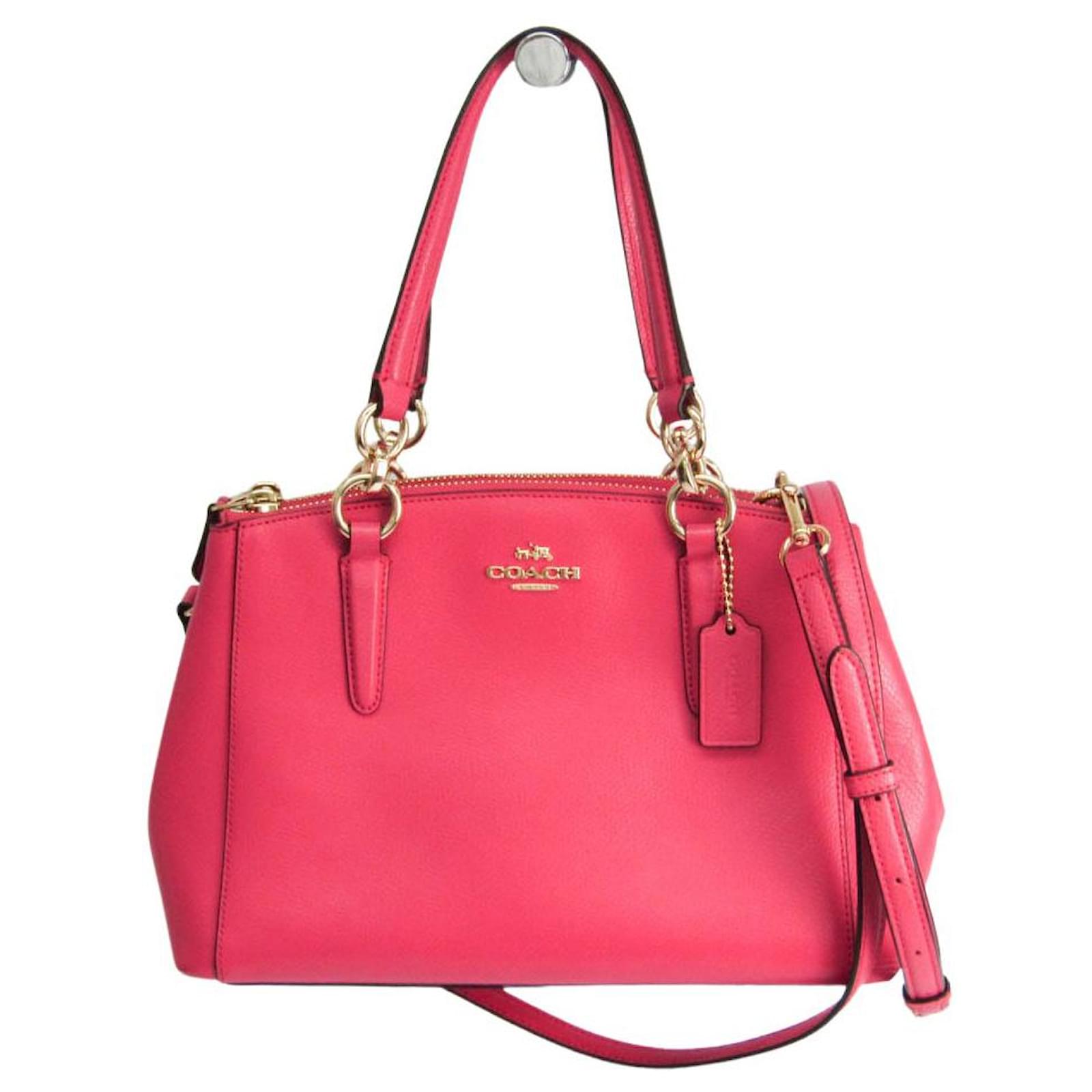 Coach Handbag Pink Leather ref.528819 - Joli Closet