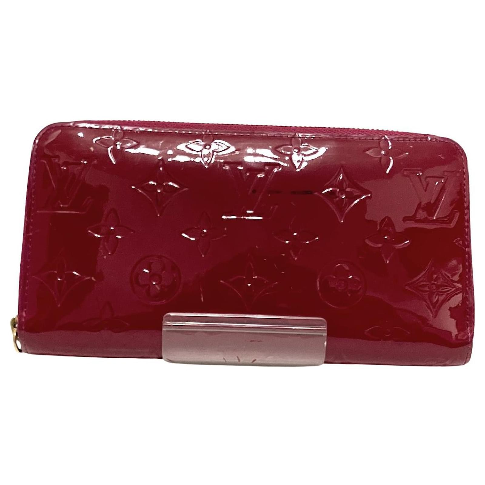 Louis Vuitton Zippy Wallet Dark red Leather ref.539972 - Joli Closet