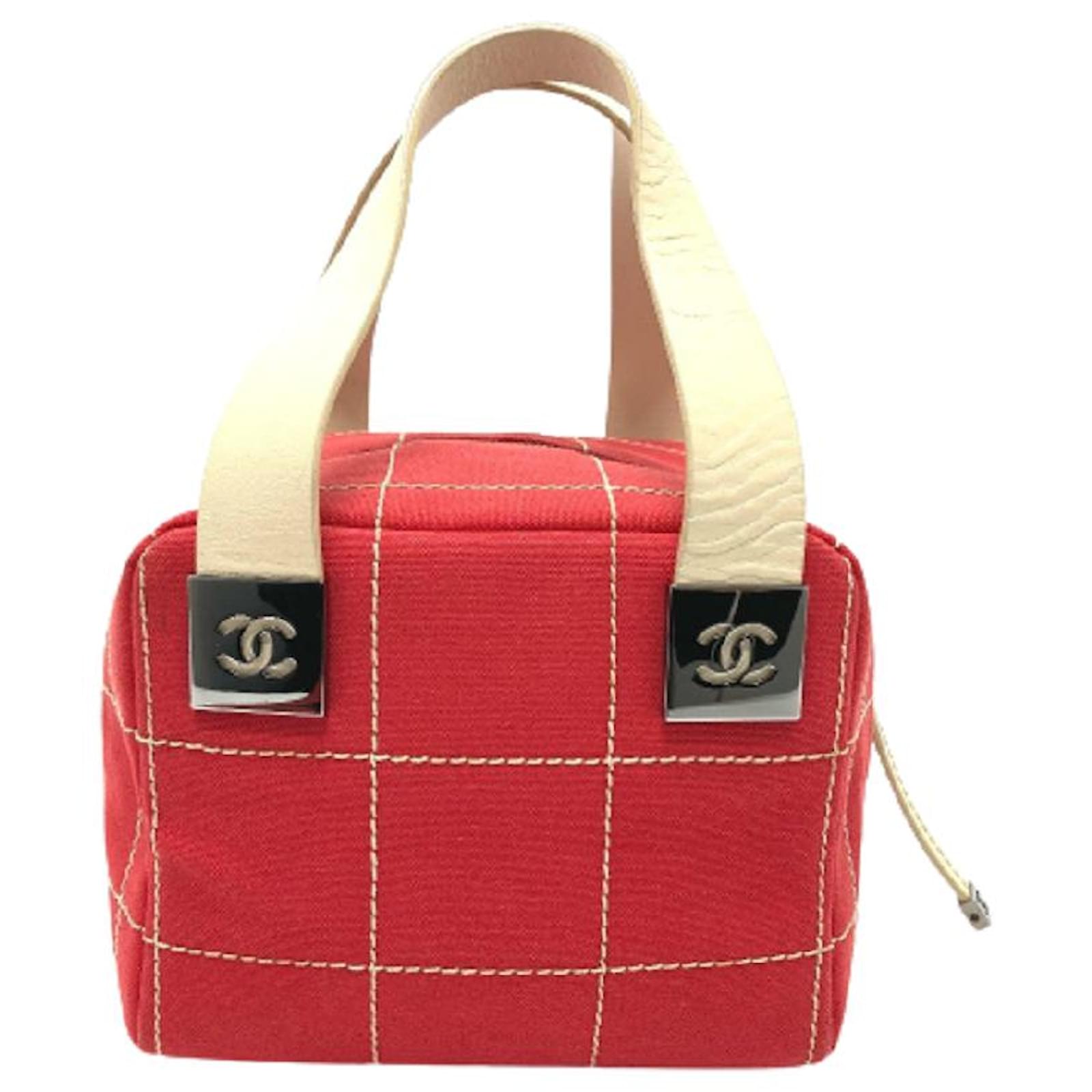 *CHANEL CC Coco Mark Chocolate Bar Wild Stitch Square Bag Handtasche ...
