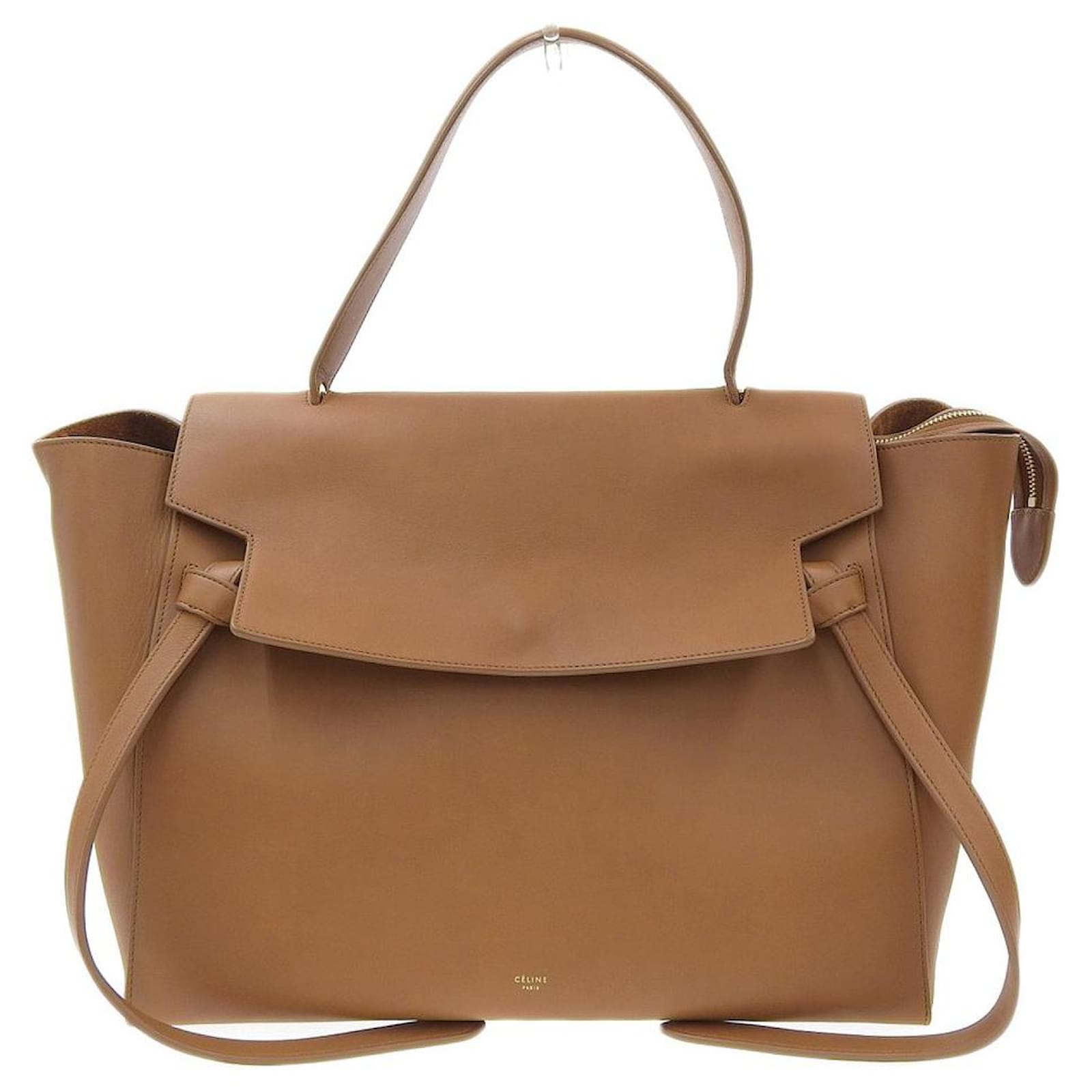 Céline *Celine Tag attuale Colore raro Tutto in pelle Marsupio Boston ...