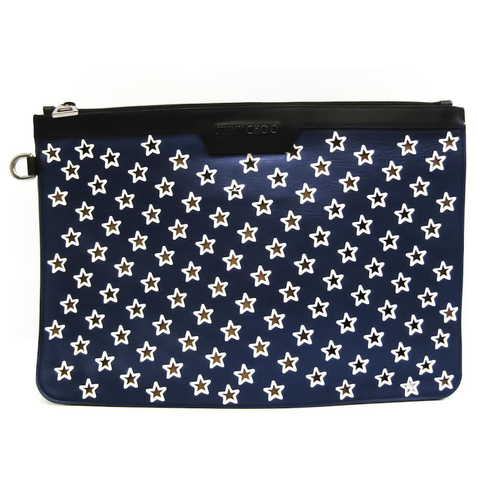 Jimmy Choo DEREK Navy blue Leather ref.545691 - Joli Closet