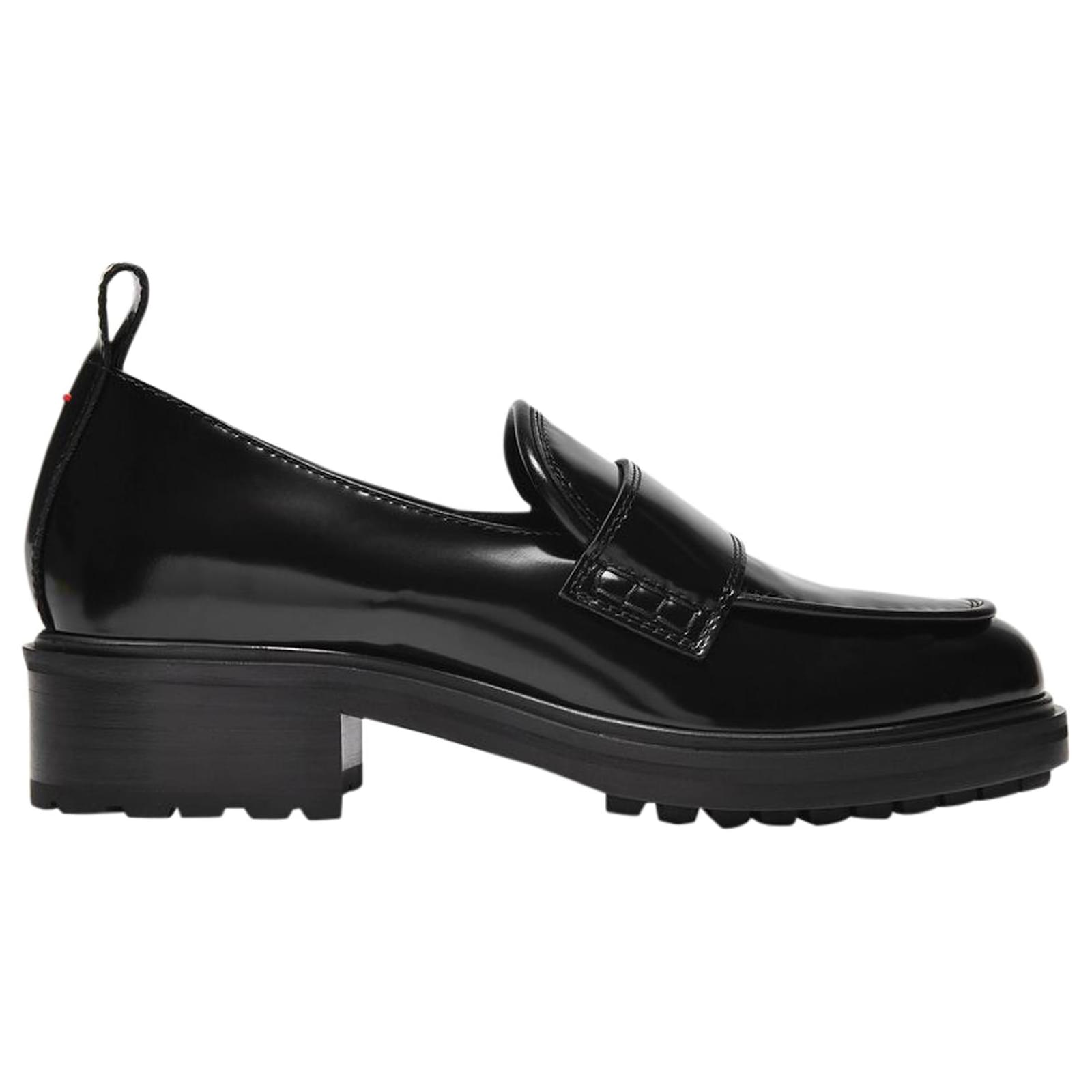 Aeyde Ruth Loafers in Black Leather ref.547599 - Joli Closet