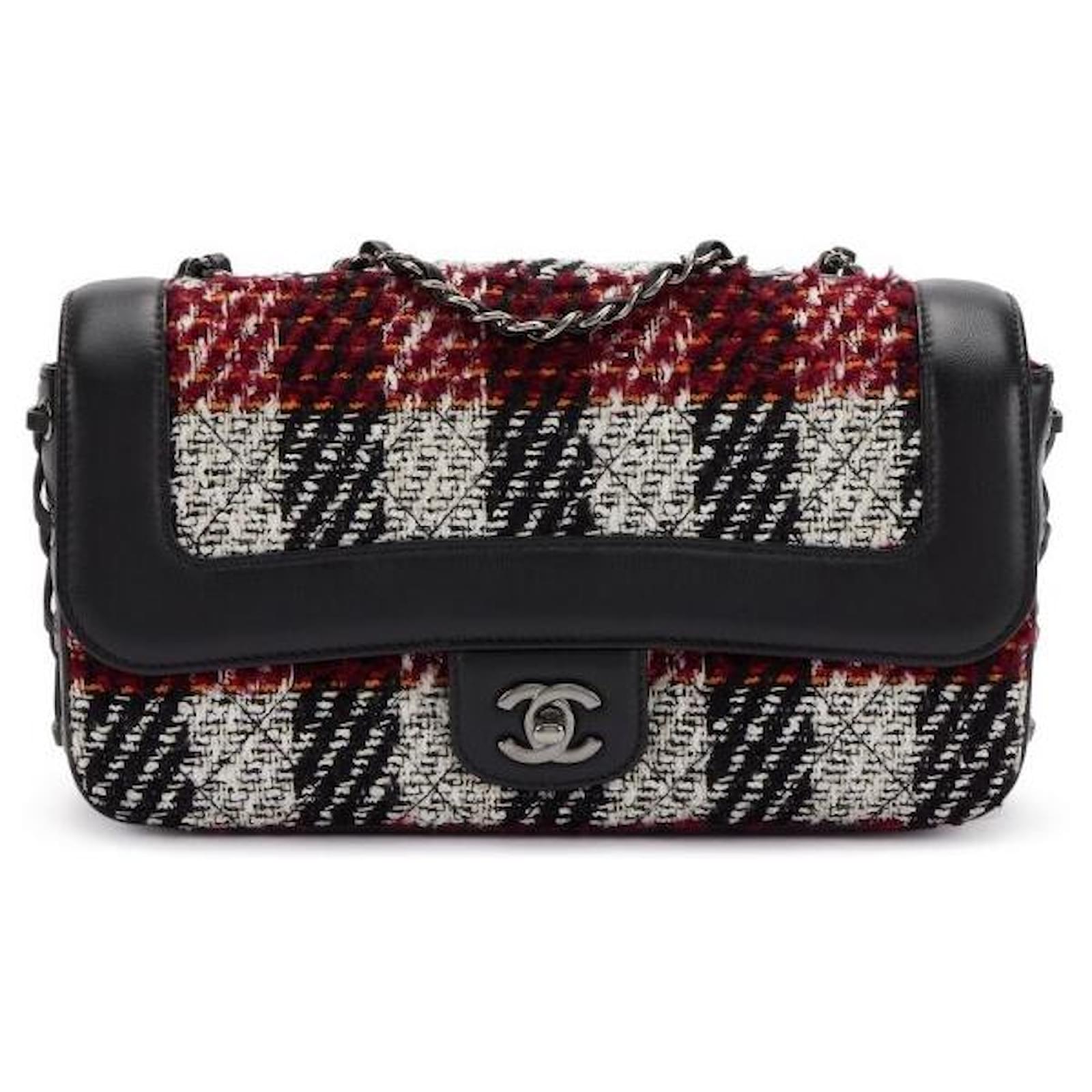 Timeless Borsa a corsetto Chanel classica Coco Nero Multicolore Pelle ...