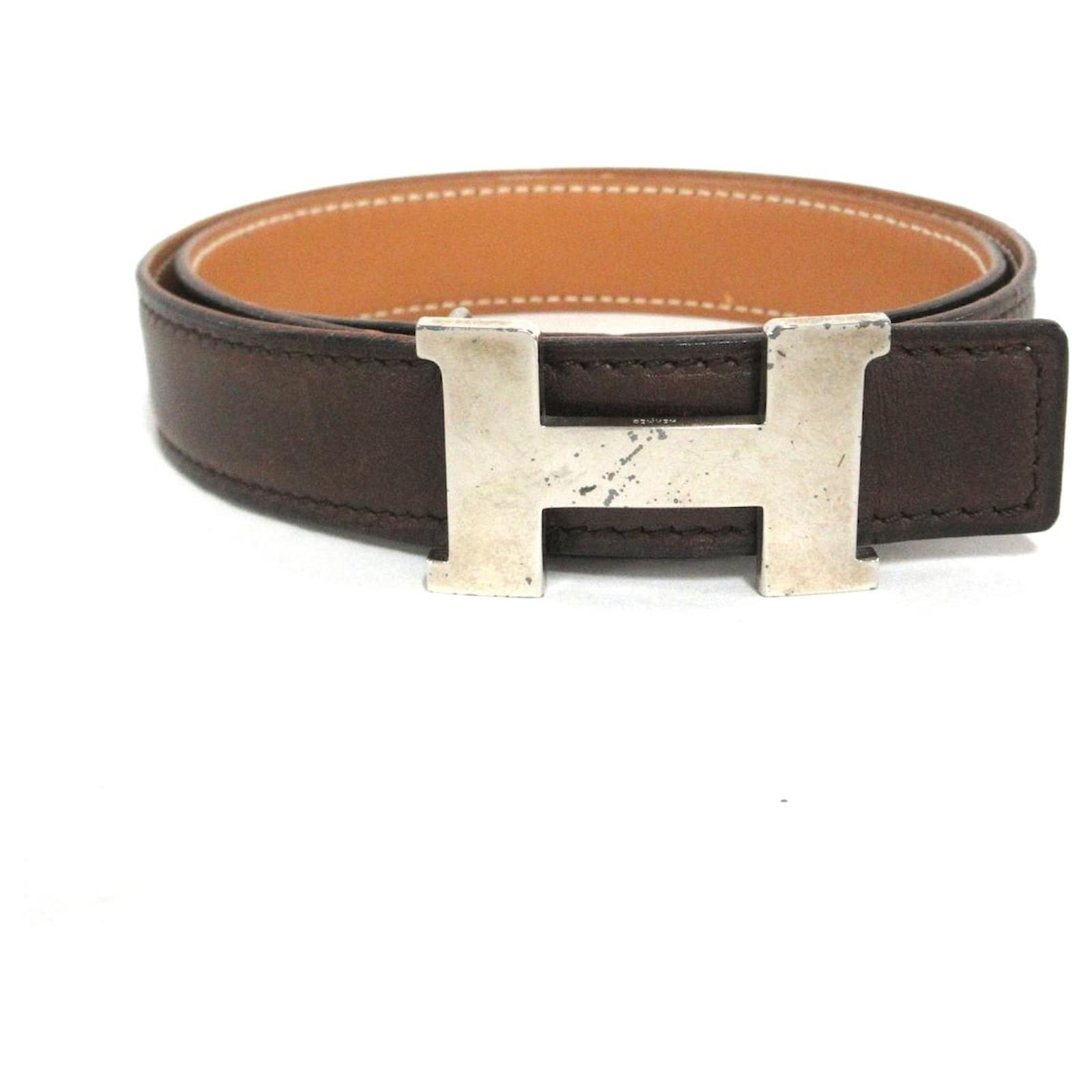 Hermès Hermes H Brown Leather ref.550284 - Joli Closet