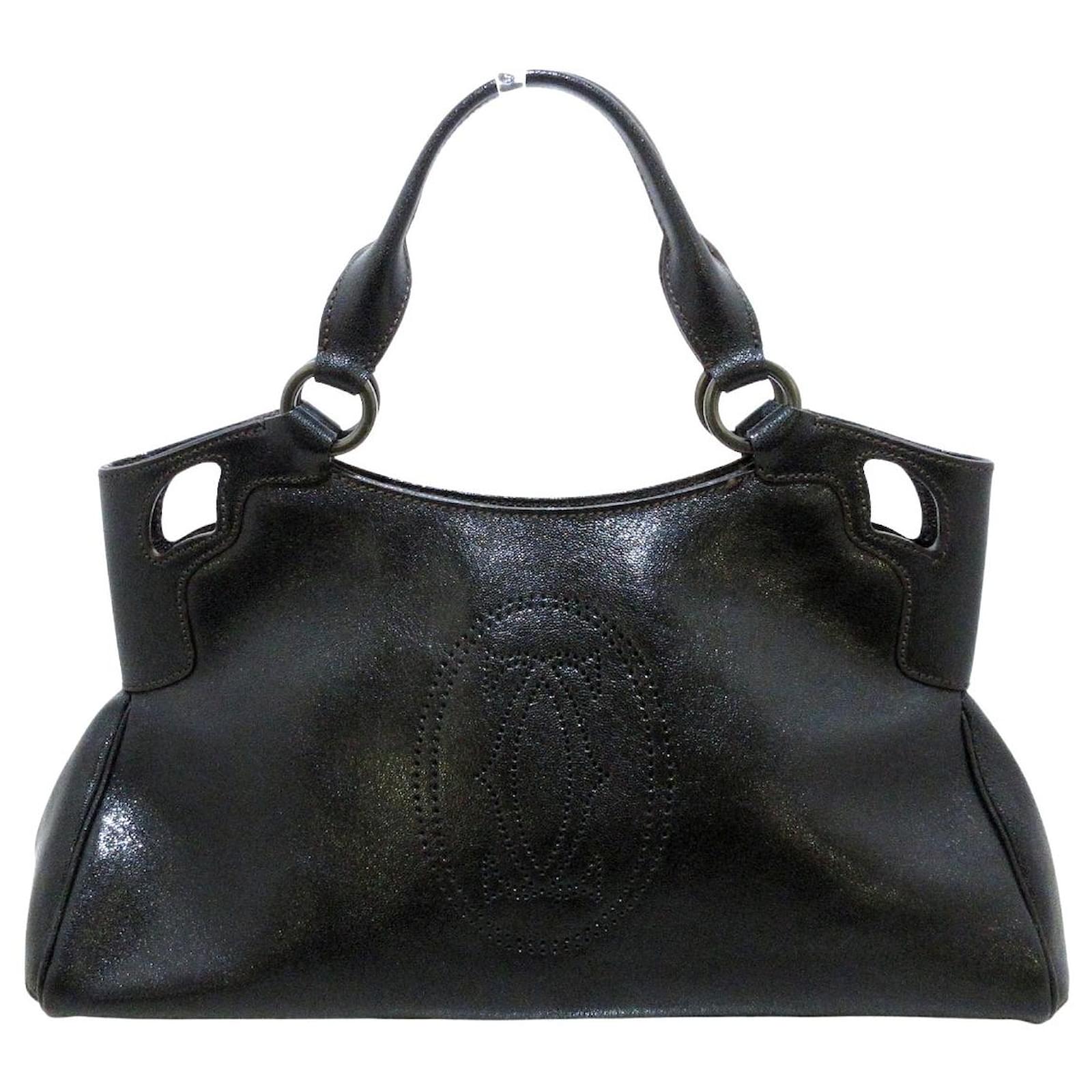 Cartier Marcello Black Leather ref.550303 - Joli Closet