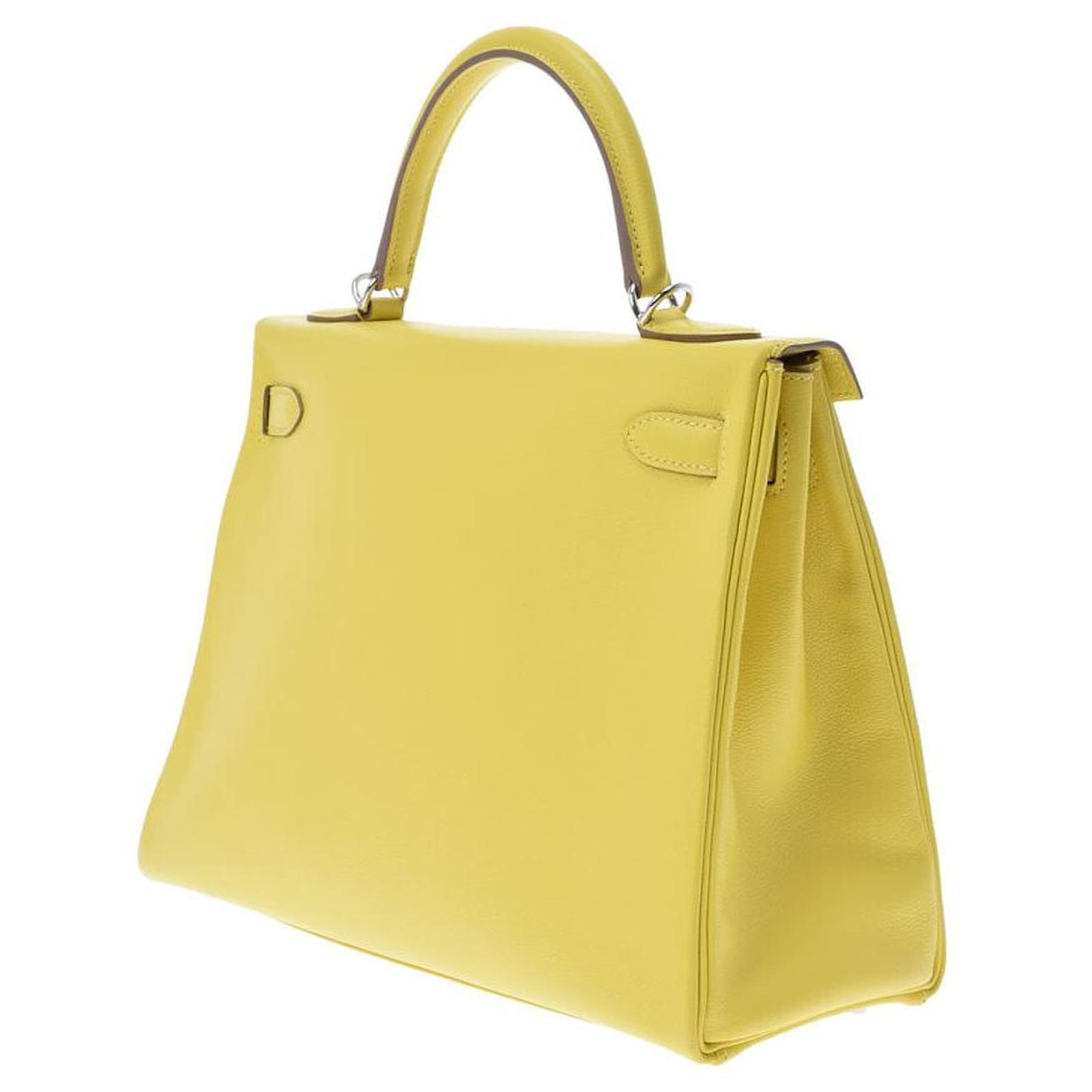 Hermès Kelly Yellow Leather ref.551334 - Joli Closet