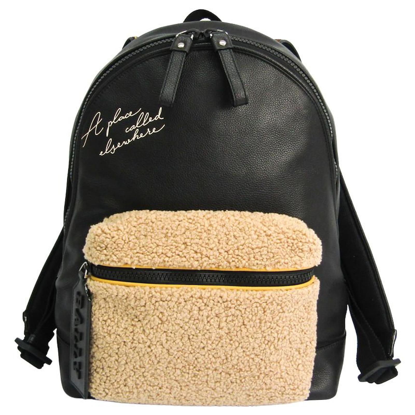 Bally Backpack Black Leather ref.551408 - Joli Closet